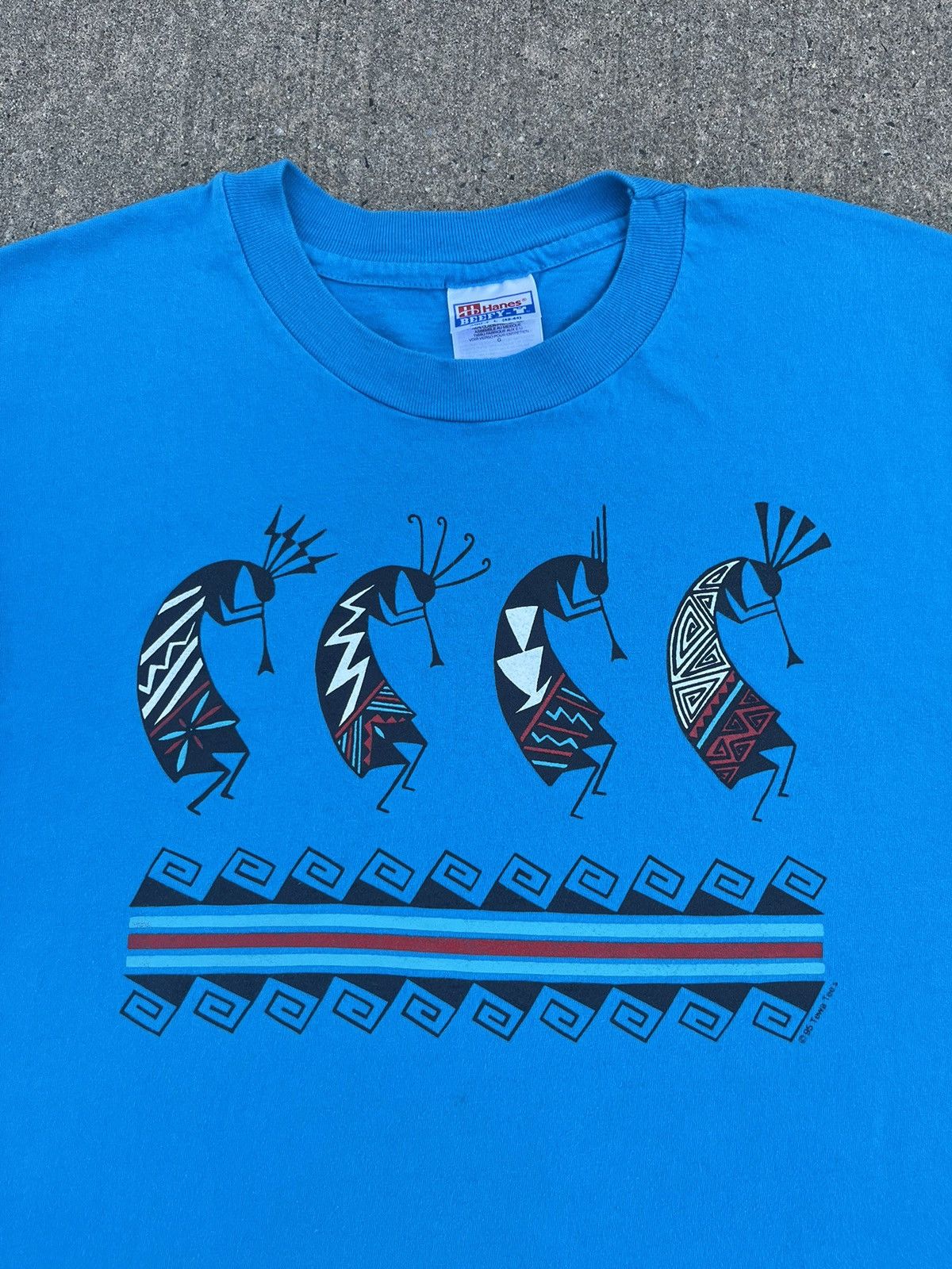 Art × Made In Usa × Vintage VINTAGE ‘95 TEWA “PUEBLO NATIVE AMERICANS ...