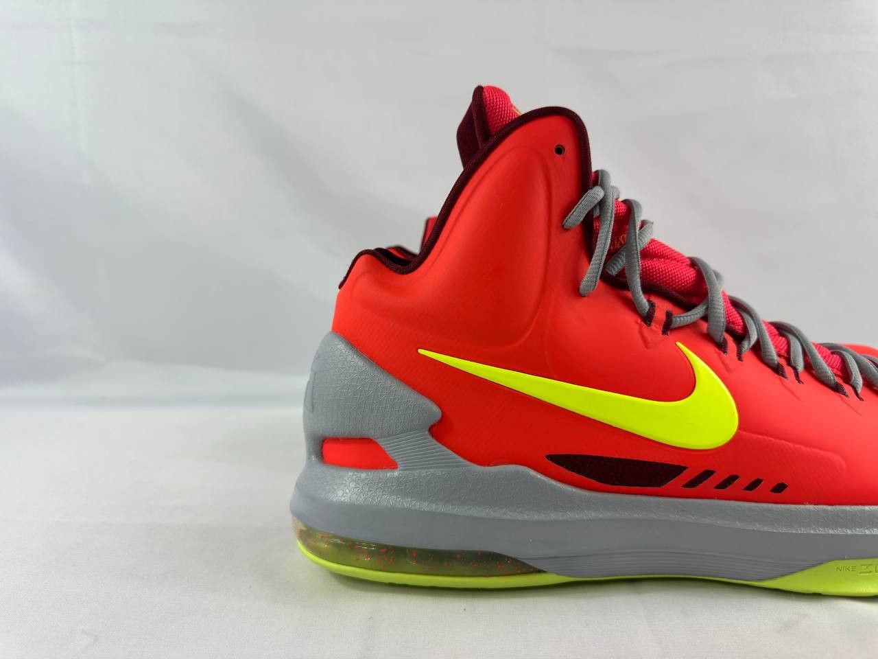 Nike Nike KD V 5 DMV Bright Crimson Volt Wolf Grey | Grailed