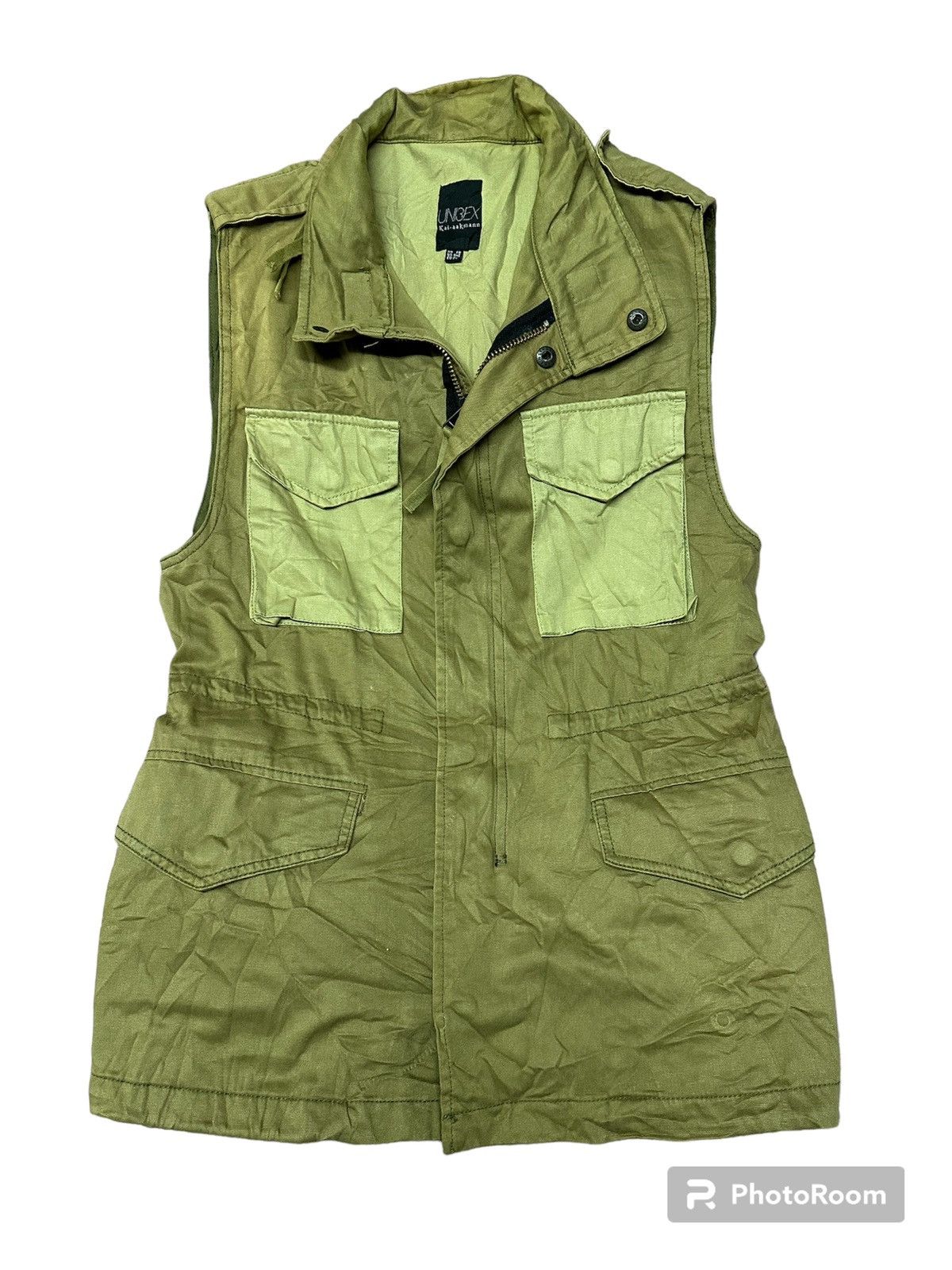 Military kai akkmann vest world war printed | Grailed