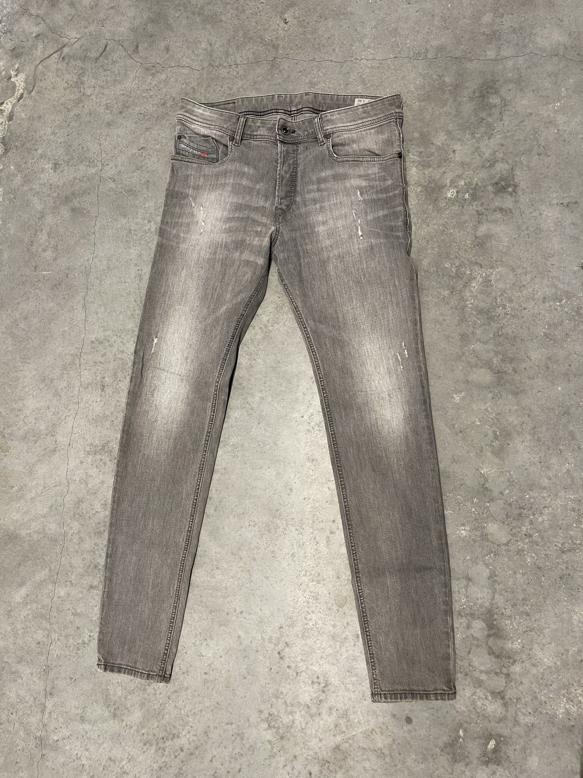 Diesel Men’s grey stone washed Diesel jeans | Grailed