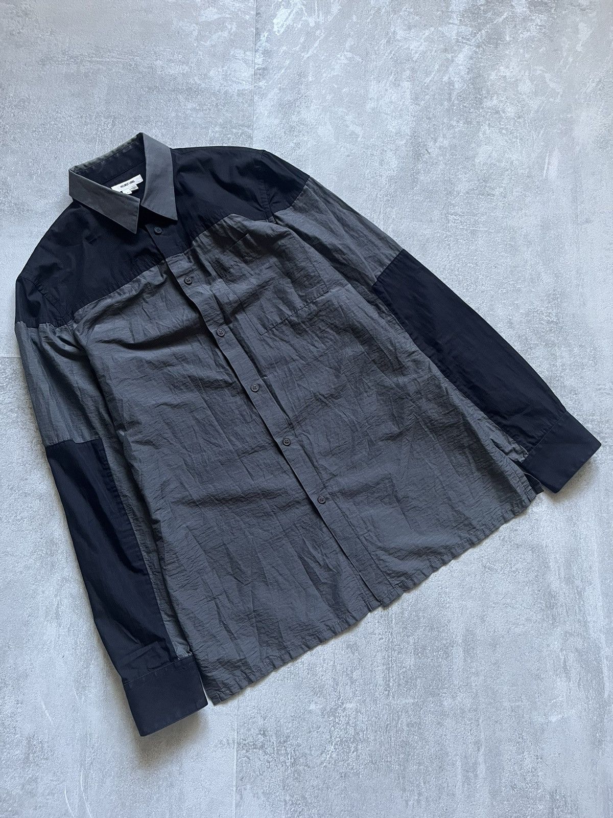 Helmut Lang × Vintage Vintage Satin Sash Shirt | Grailed