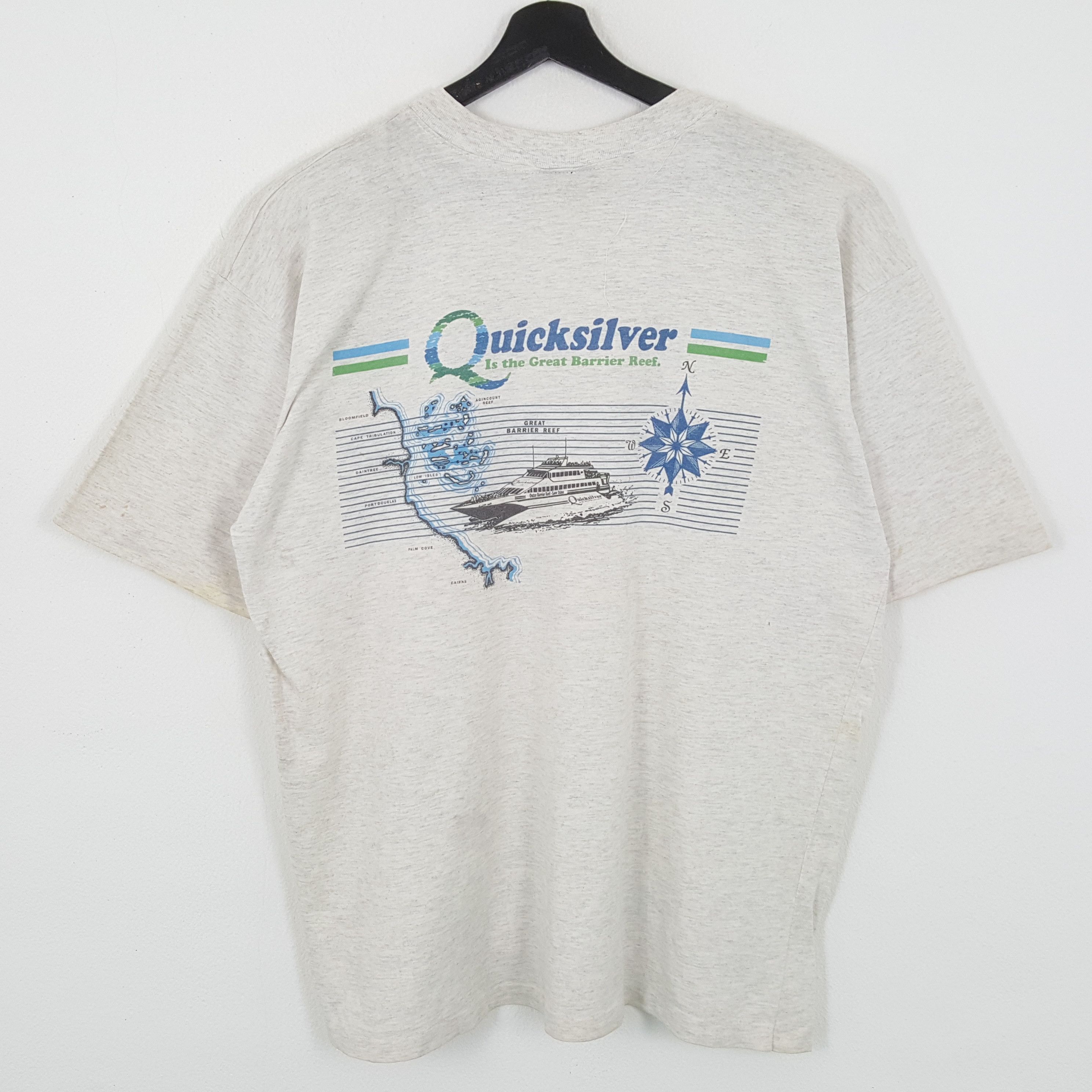 Quicksilver × Surf Style × Vintage QUICKSILVER Rare Design Streetwear ...