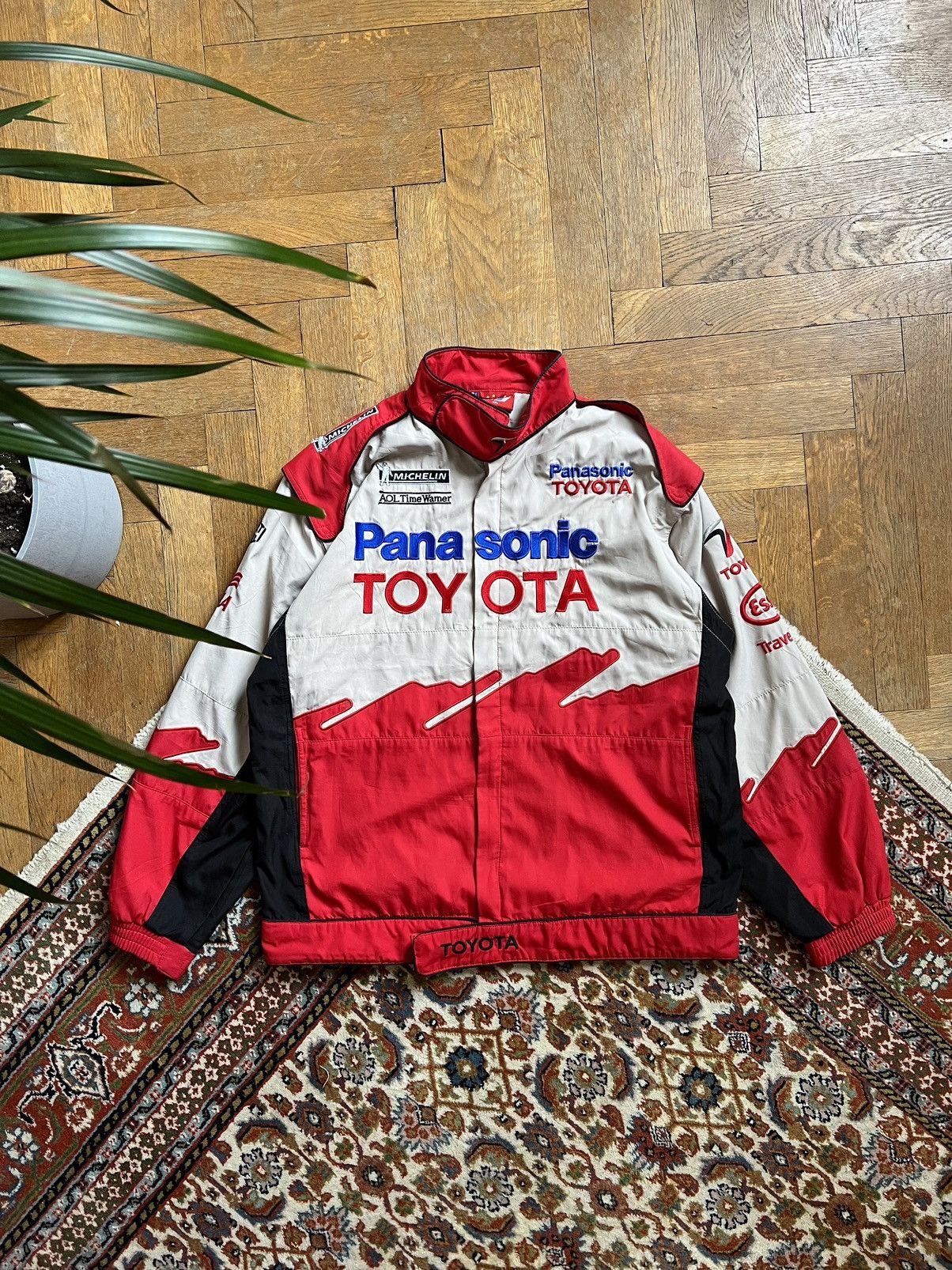 Formula 1 × Racing × Streetwear Vintage Toyota Panasonic Racing Jacket ...