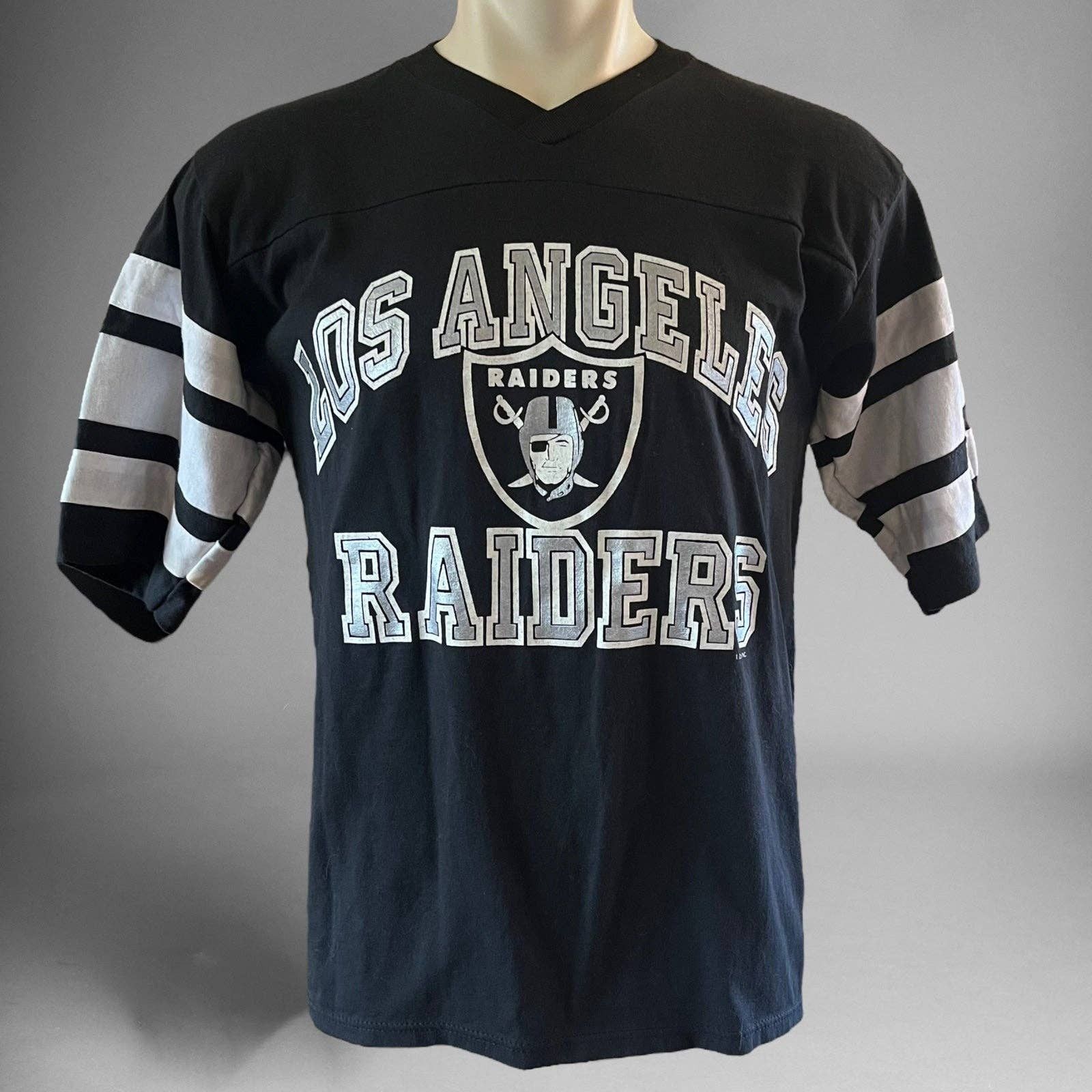 NFL Vintage rare Logo 7 Los Angeles Raiders Single Stitch Shirt | Grailed