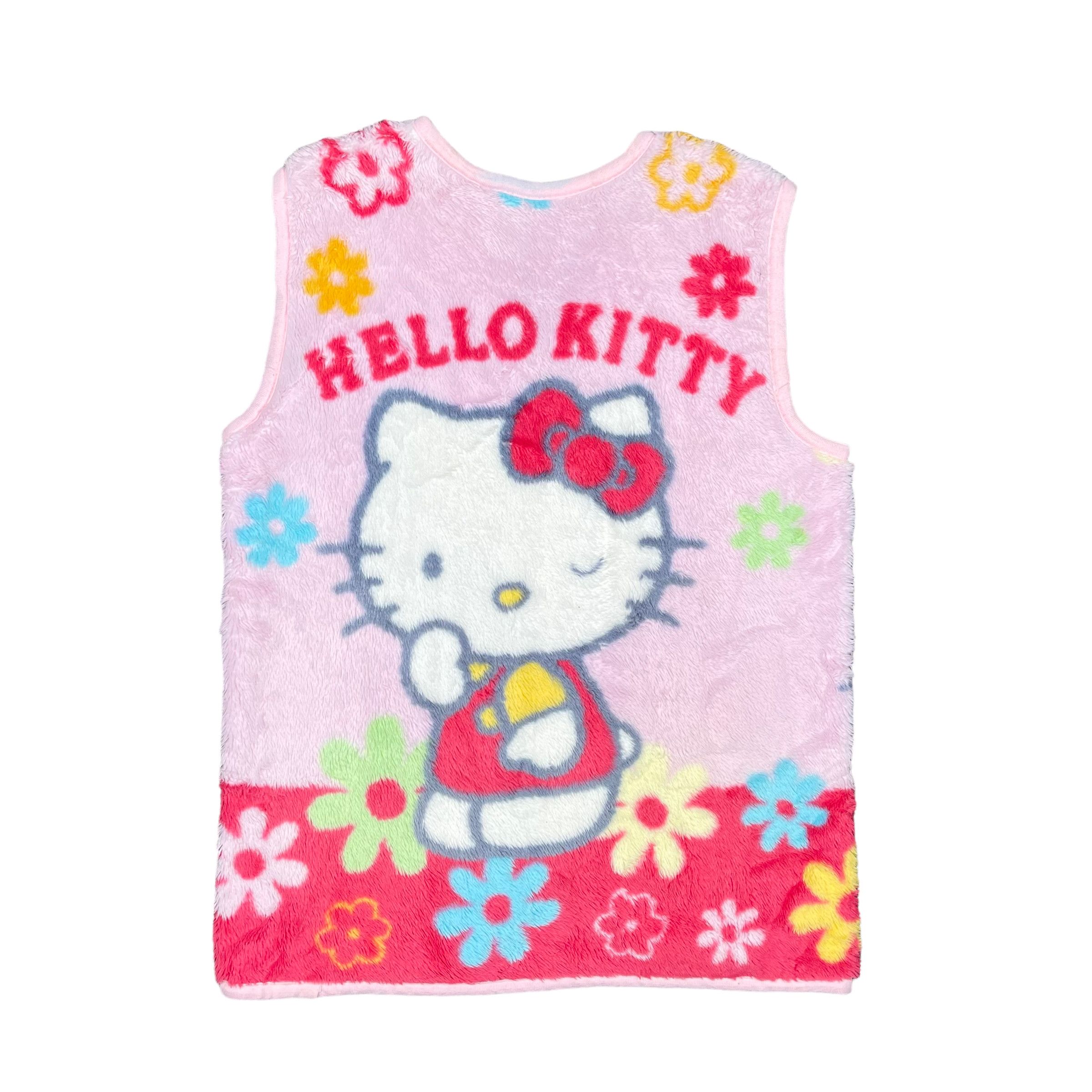 Anima Hello Kitty Anime Cute Fleece Graphic Vest | Grailed
