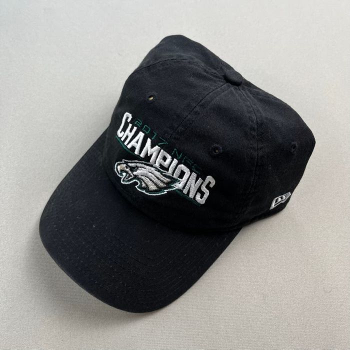 New Era Philadelphia Eagles Hat Black New Era Football NFC Champions ...