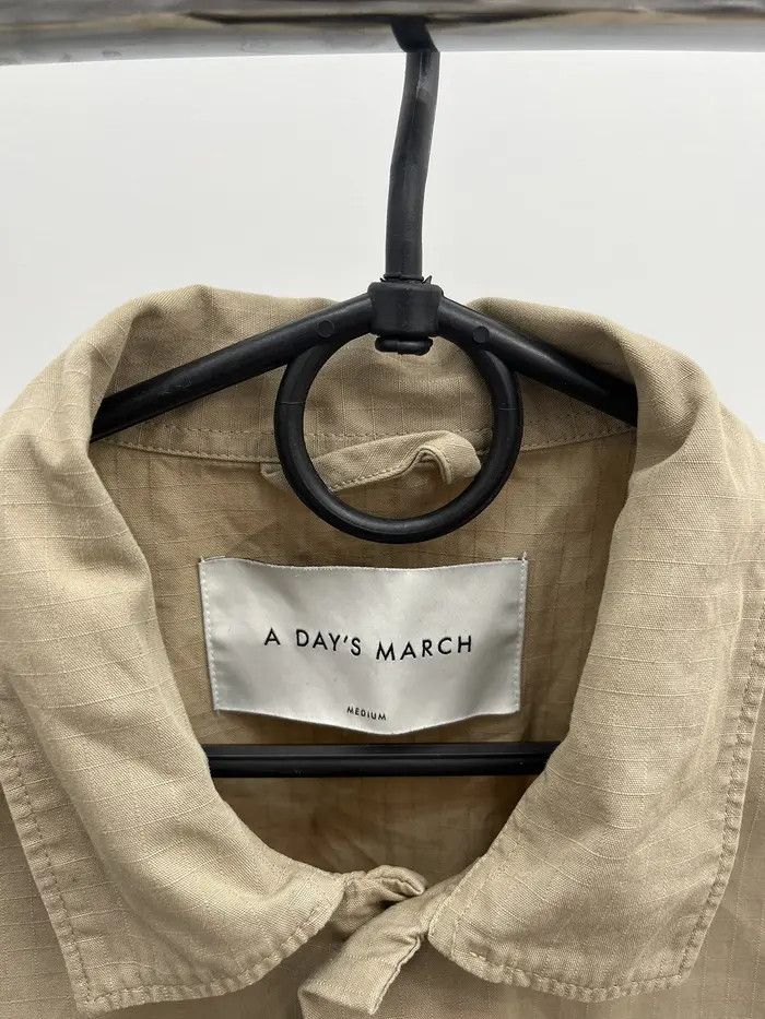 A Day's March × Streetwear A Day's March Ripstop Double Pockets Button ...