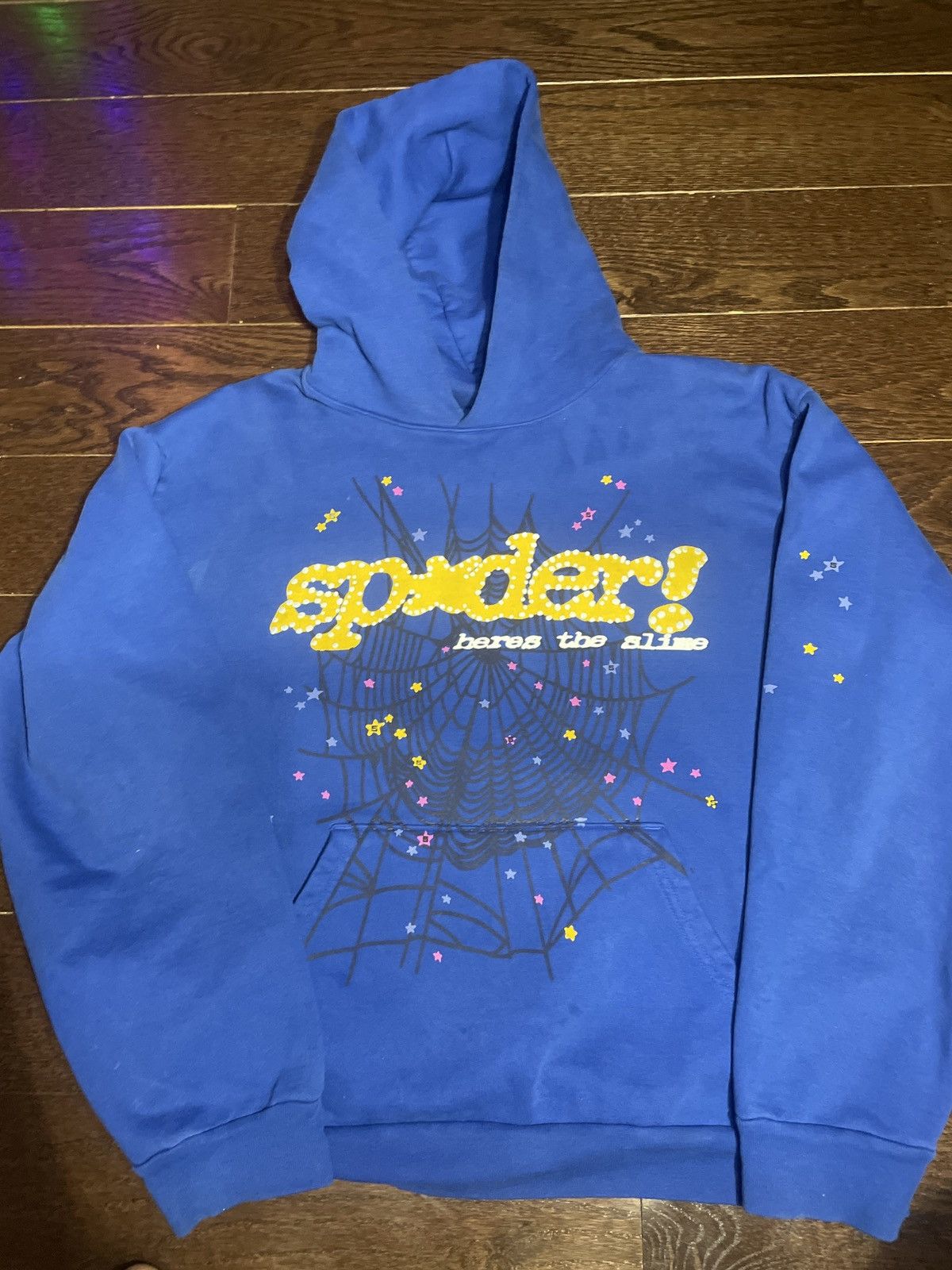 Sp5der SP5DER HOODIE ‘TC BLUE’ W/RECEIPT & CONFIRMED REAL BY SP5DER ...