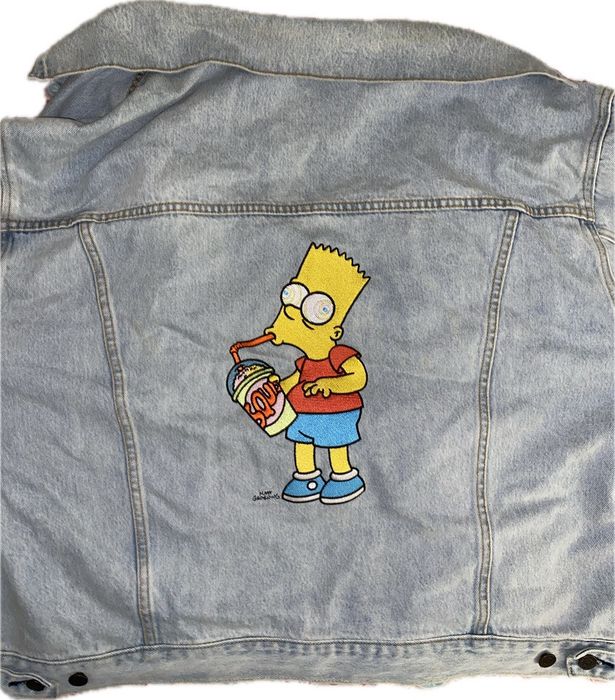 Levi's Rare Simpsons x Levis Denim Jacket | Grailed