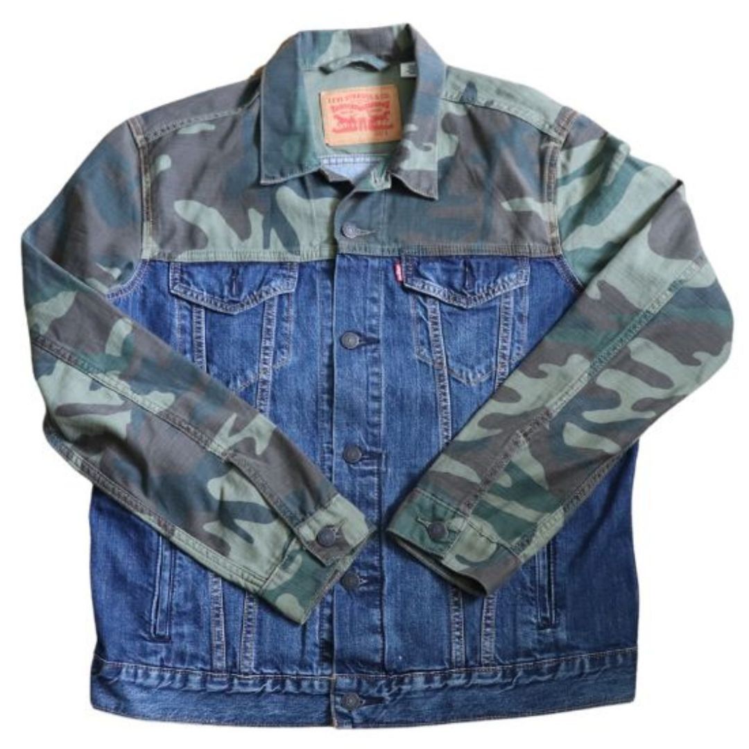 Levi's Levis Camo & Denim jacket (L) | Grailed