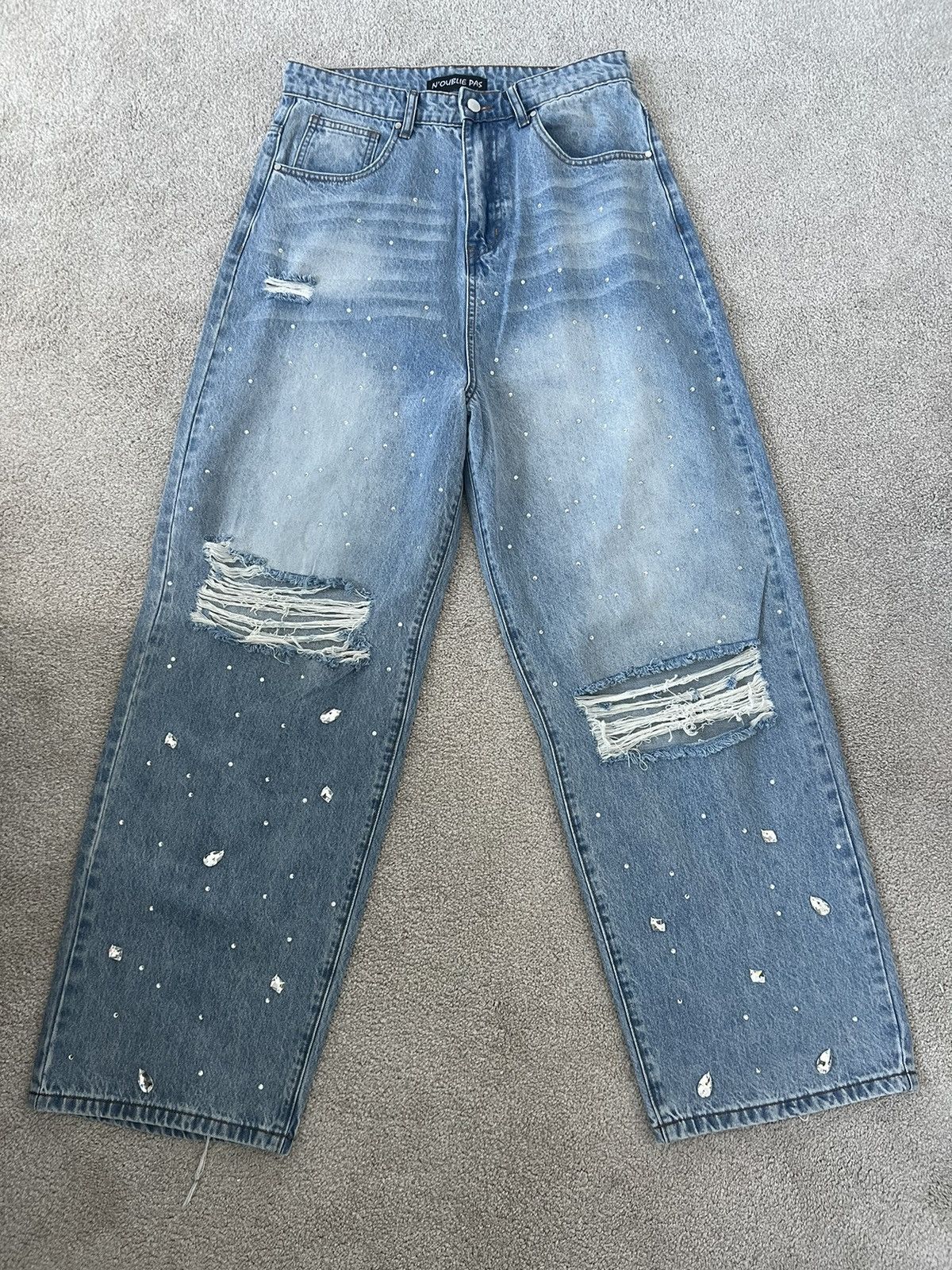 HMDD × Streetwear Noublie pass denim jeans | Grailed