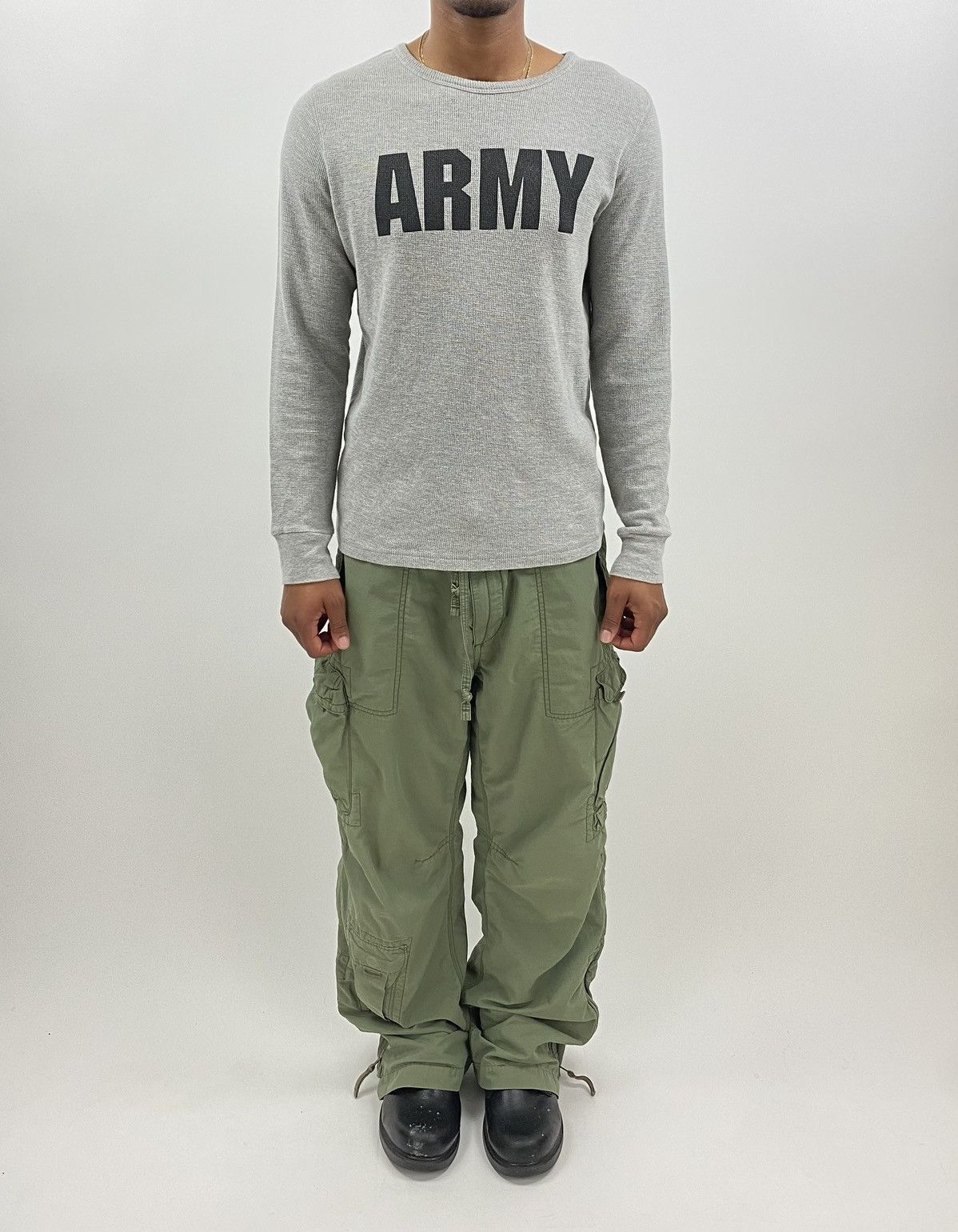 Military × Streetwear × Vintage vintage Y2K US ARMY Military spellout ...
