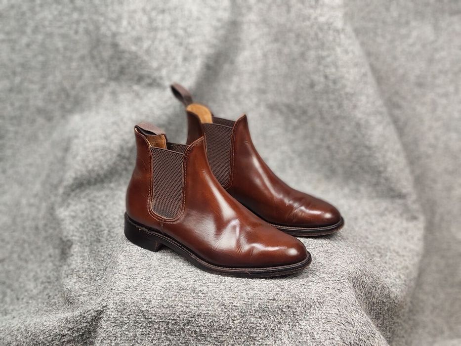 Loake × Luxury × Vintage Loake Design England Classic brown Leather ...