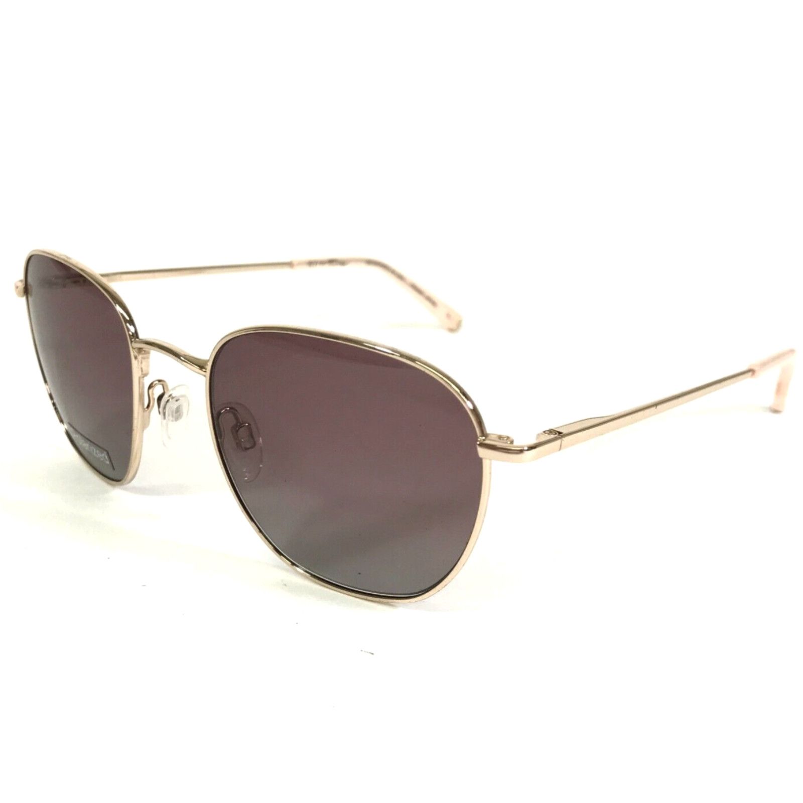 Frame Shiny Gold Round Frames Accentuated with Dark Red Lenses by Kate ...