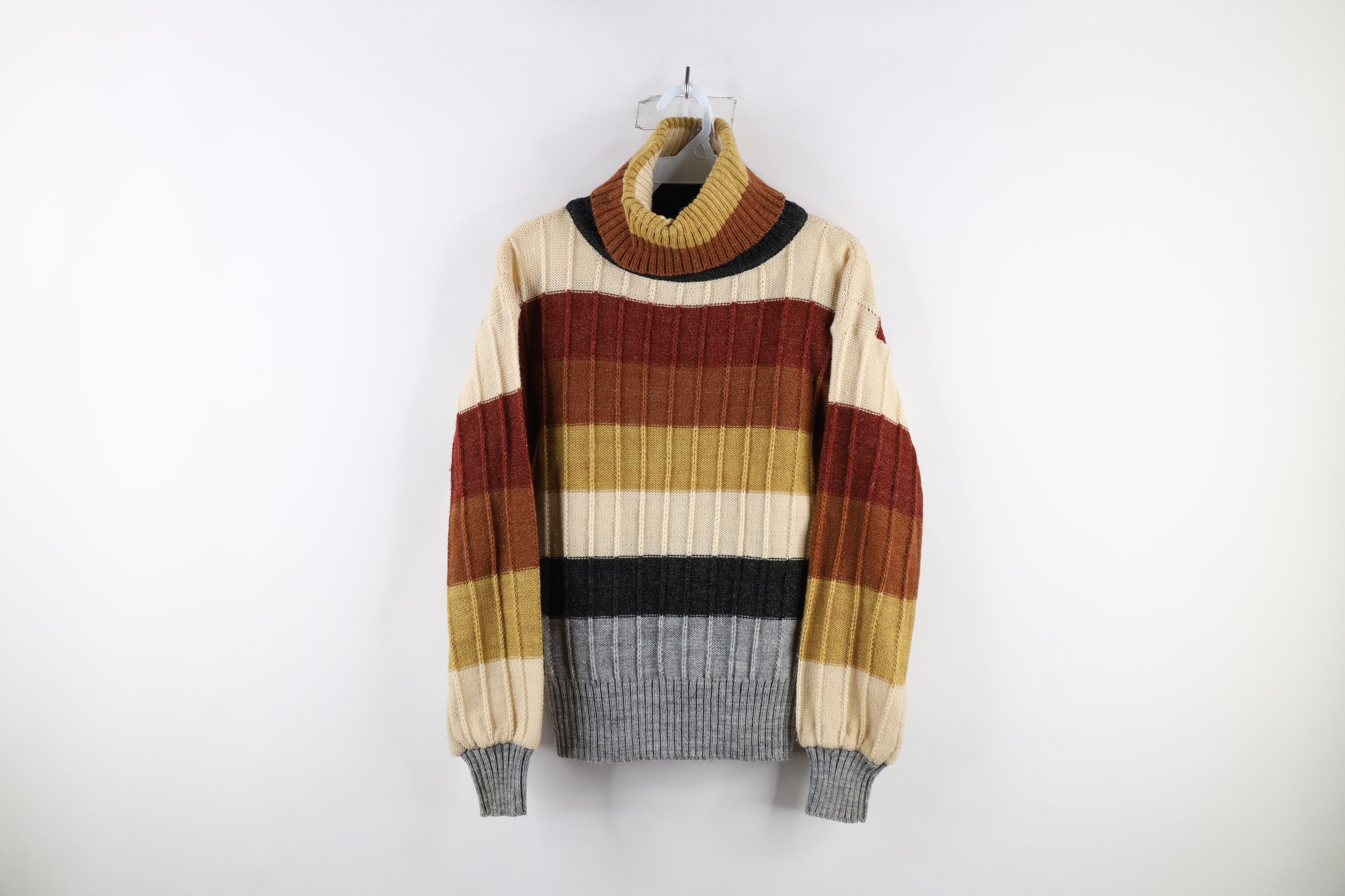 Vintage Vintage 70s Mid Century Modern MCM Knit Turtleneck Sweater ...
