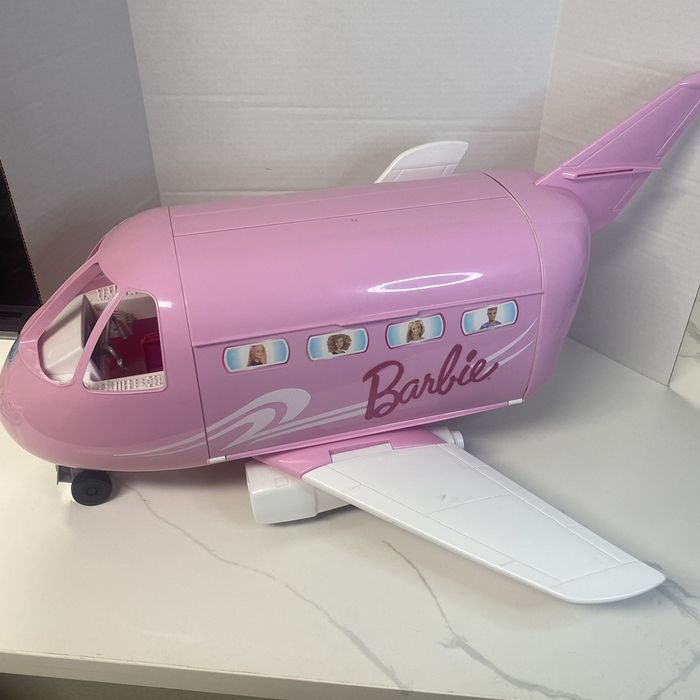 Vintage Mattel Barbie PINK Passport Glamour Vacation Jet Plane 1999 ...