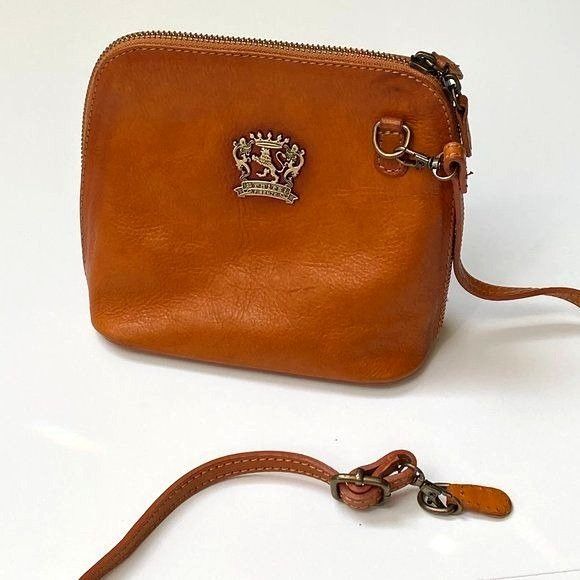 Italian Designers Pratesi ~ Leather Vacchetta Melina Dome Crossbody ...