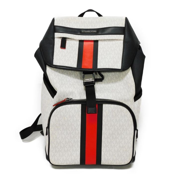 Michael Kors MICHAEL KORS Rucksack Backpack Signature Stripe White ...