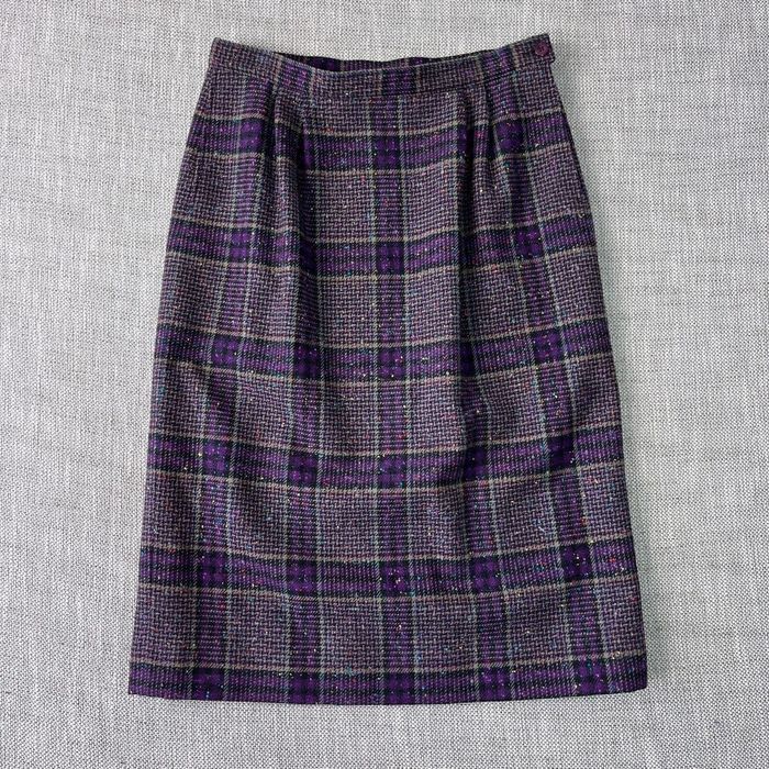 Vintage 80s Pendleton Tartan Plaid Midi Skirt 30x27.5 Pleated Preppy | Grailed