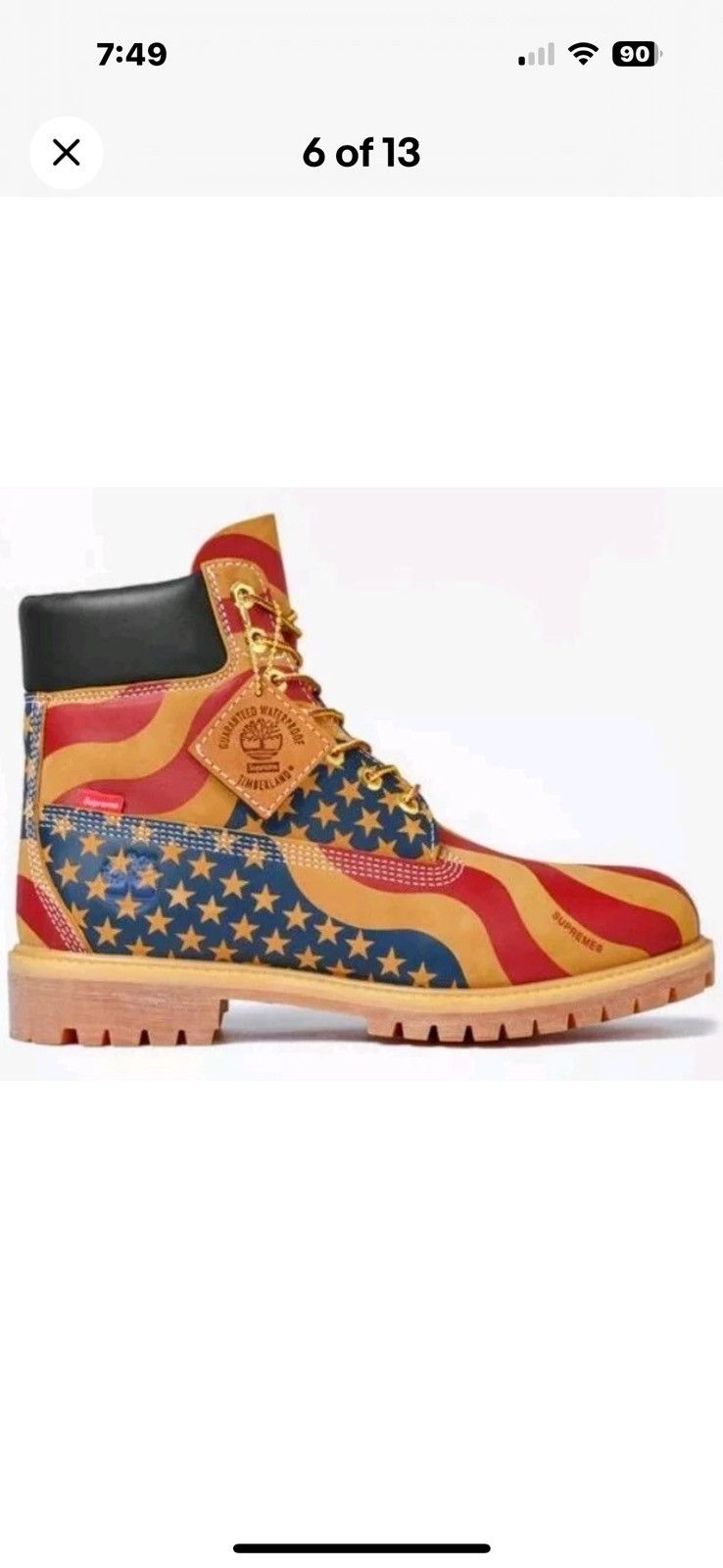 Supreme × Timberland Timberland x Supreme x Dipset 6 inch boot american ...