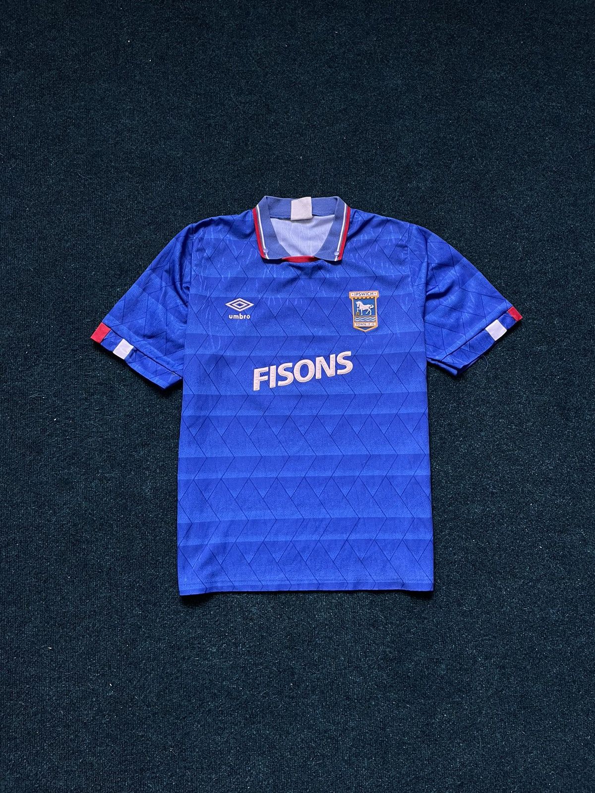 Vintage Ipswich Town Football ITFC Home Shirt 1989 to 1992 Fisons | Grailed
