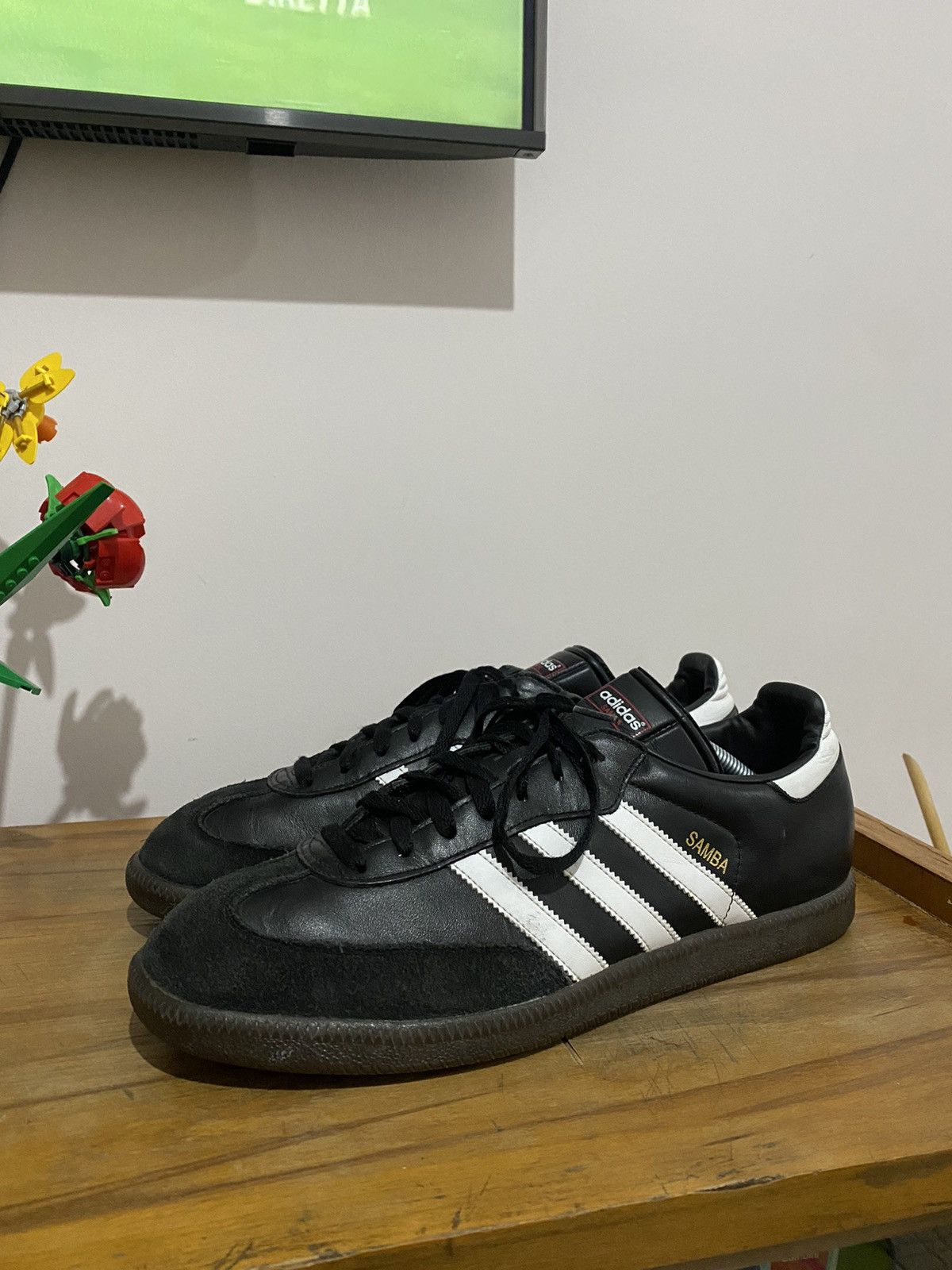 Adidas × Vintage Adidas Samba Sneakers Black | Grailed