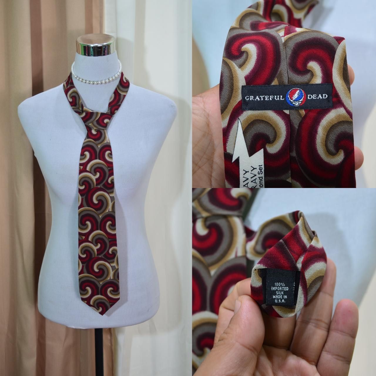 Vintage Vintage Grateful Dead x Wavy Grave Second Set Necktie | Grailed
