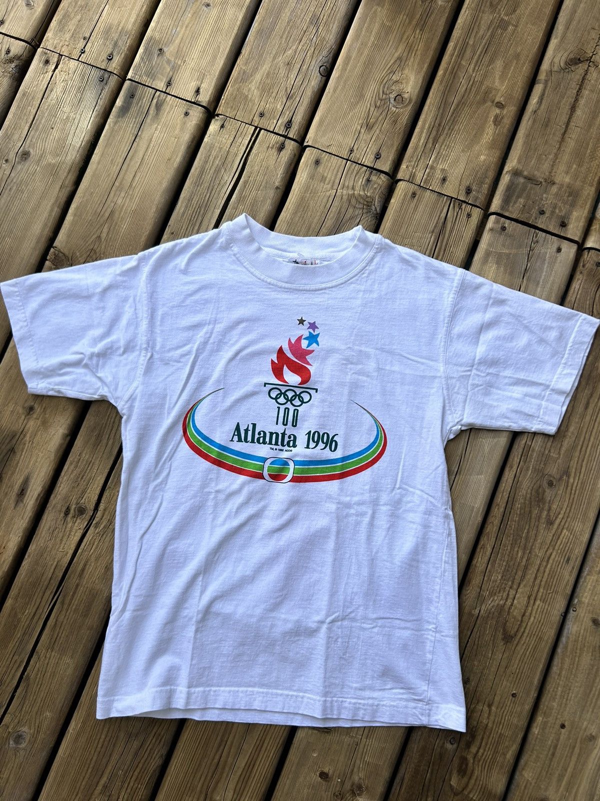 USA Olympics × Vintage Crazy 1996 Atlanta Olympics Centennial Graphic T ...