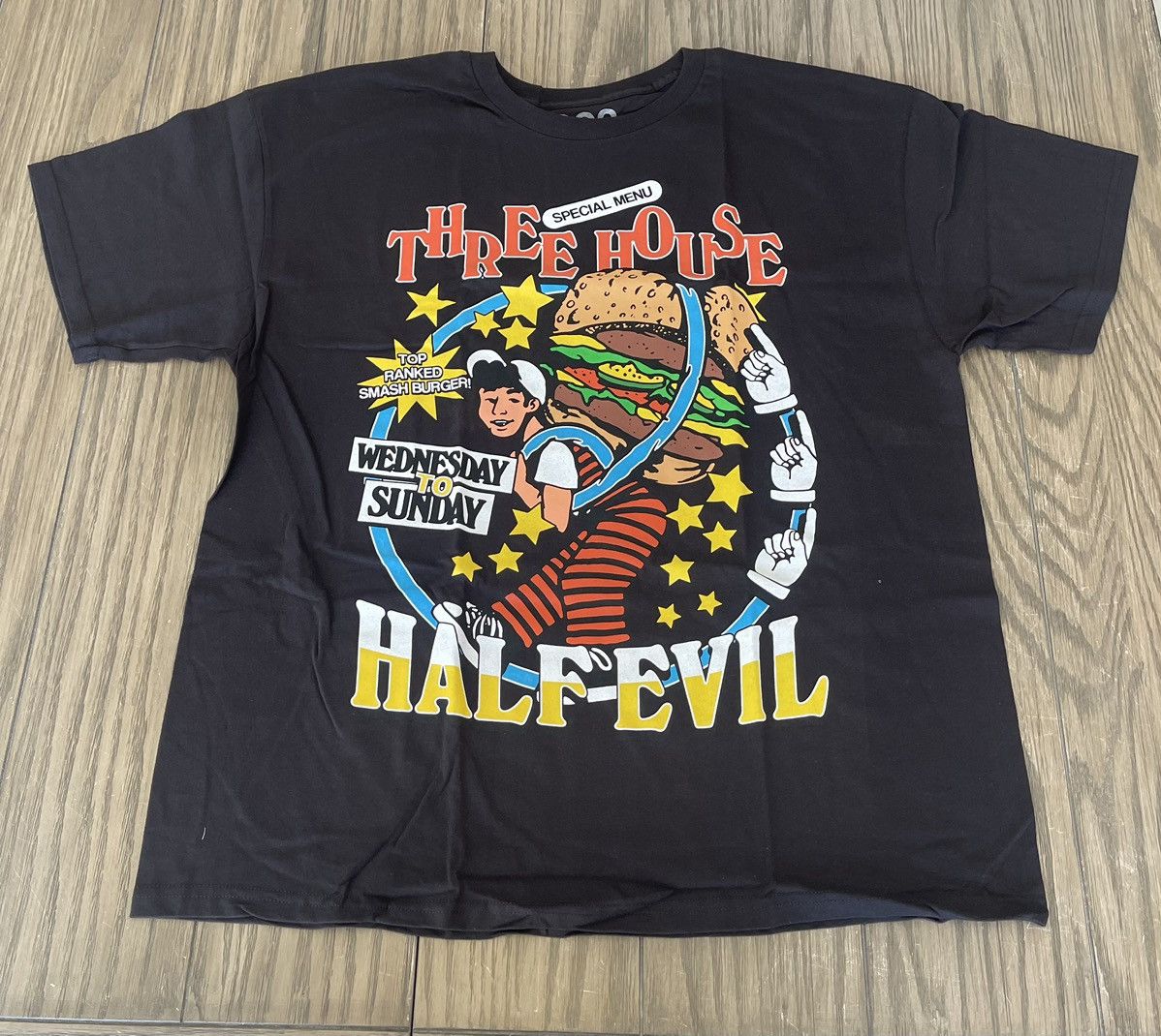 Half Evil × Hypebeast × Streetwear ⚡️ Half Evil 333 Smash Burger Shirt ...