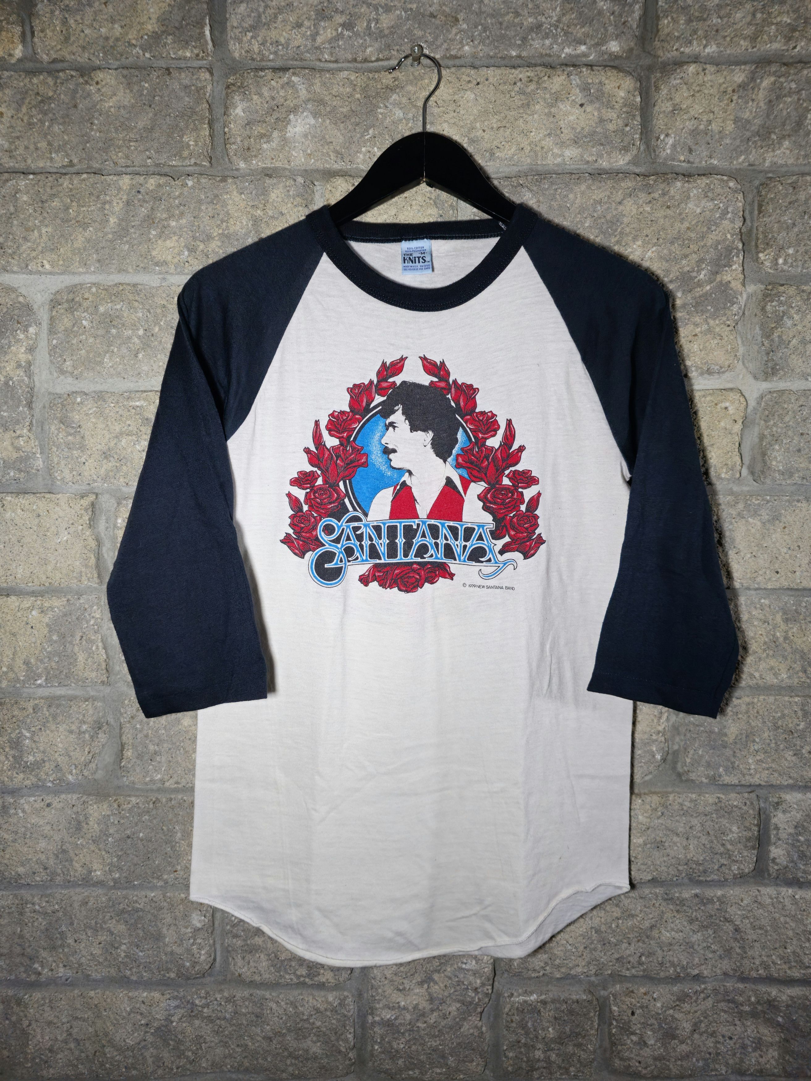 Band Tees × Rock Band × Vintage Vintage 1979 Santana Raglan Band Tee ...