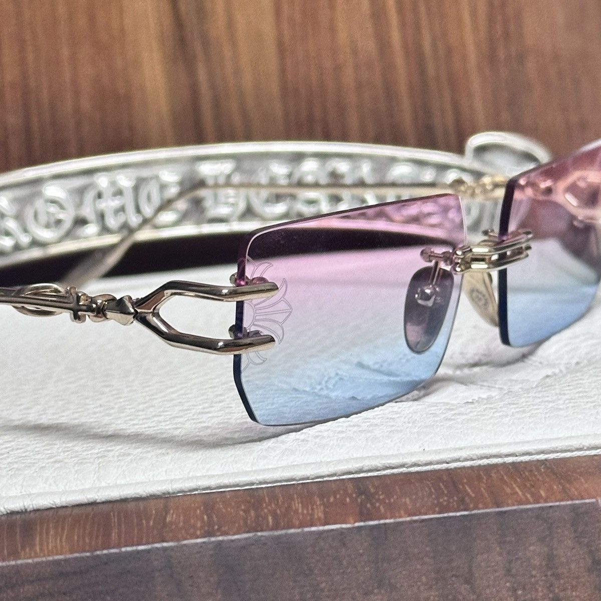Chrome Hearts Chrome Hearts Lordie 1/1 ‘Bubblegum’ Sunglasses | Grailed