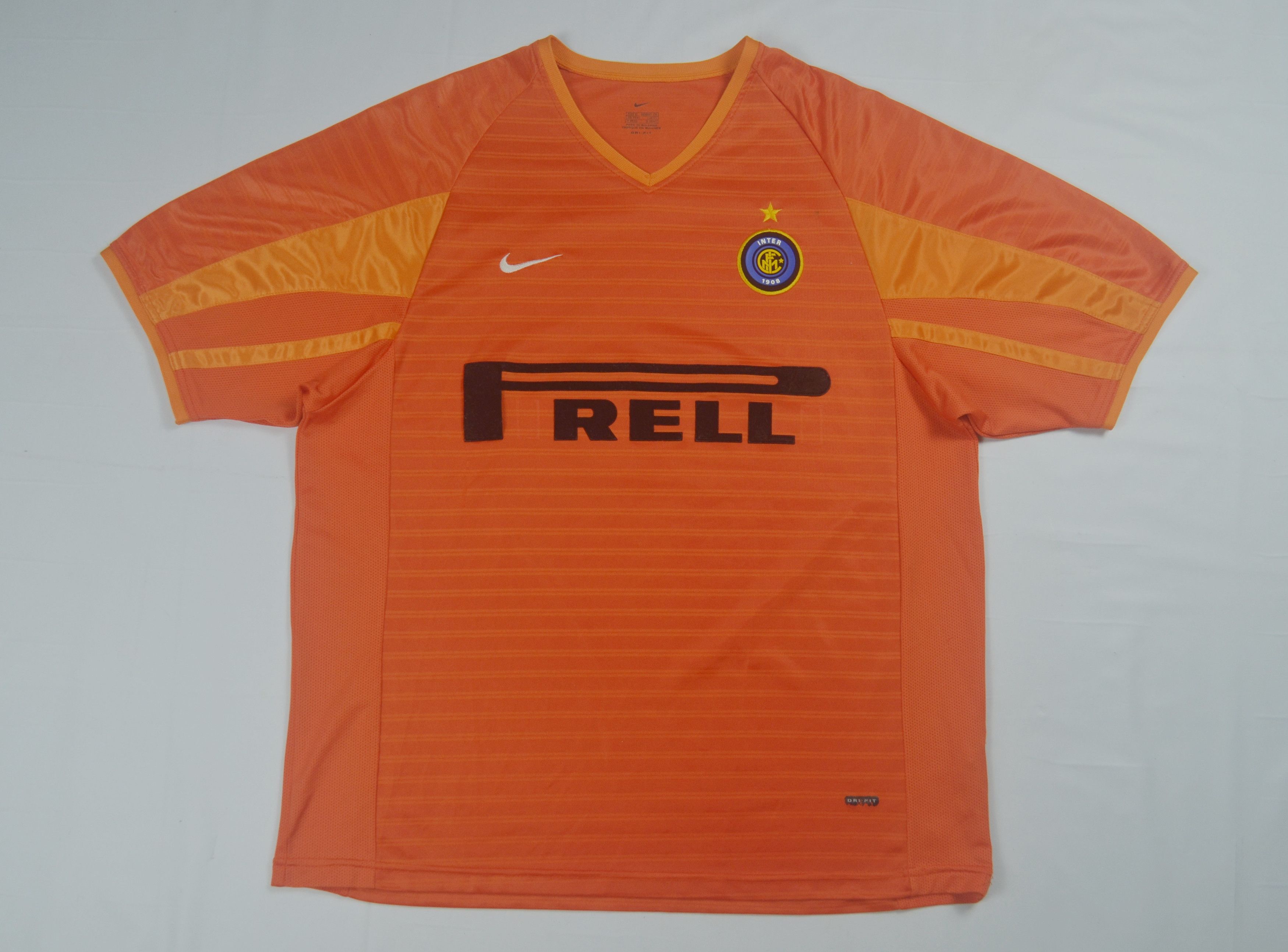 Nike Inter Milan 2001 2002 Nike Third Soccer Jersey Orange | Grailed