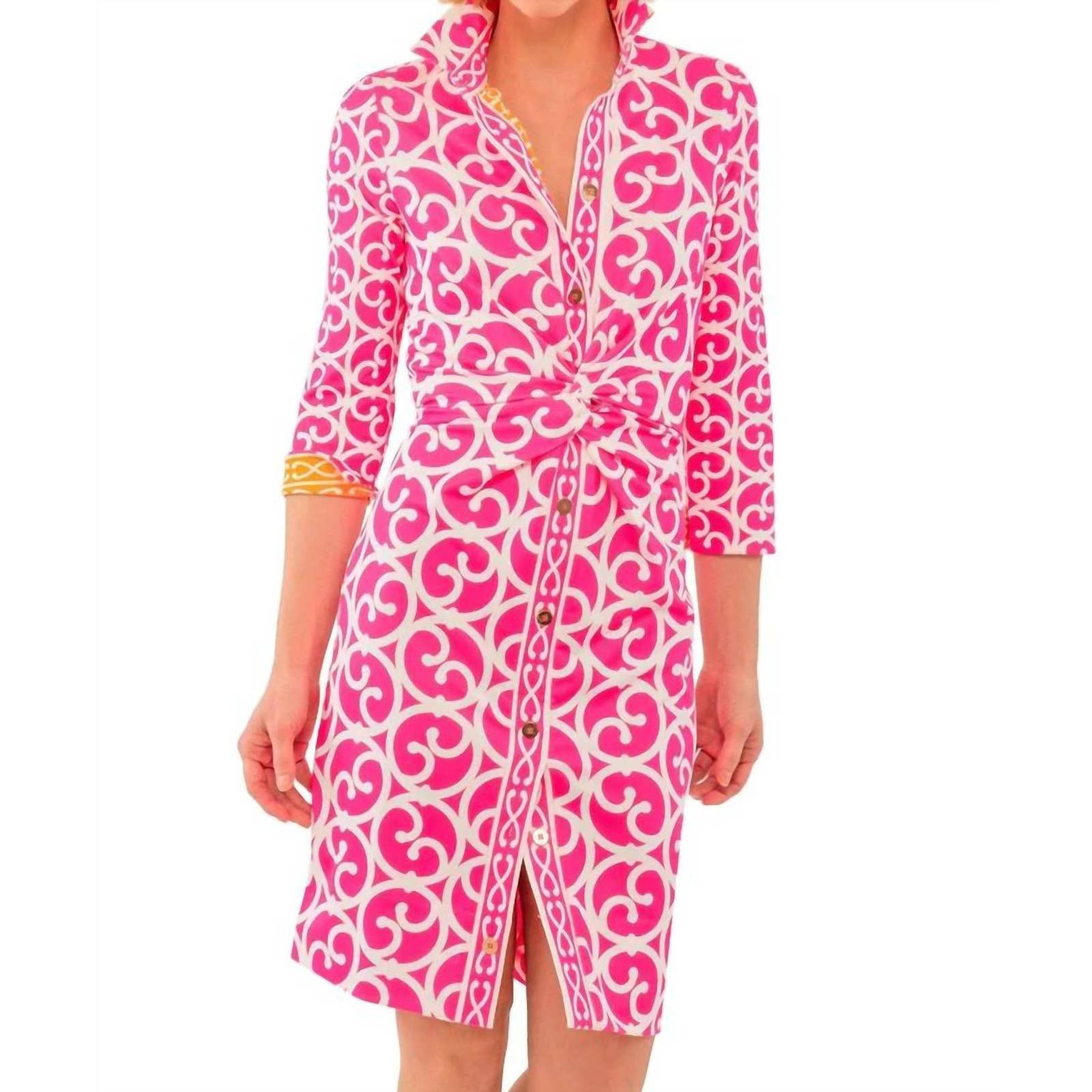 Gretchen Scott Twist & Shout Dress - Heavens Gate In Pink | Grailed