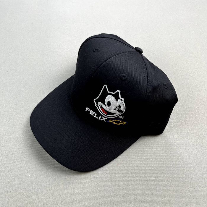 Vintage Vintage Felix The Cat Hat Cap Snapback Black Cartoon 90s | Grailed