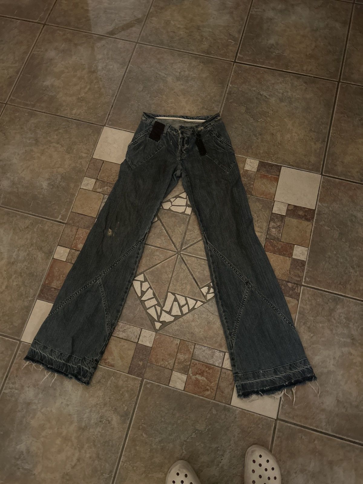 Rick Owens × Rick Owens Drkshdw Rick Owens Slab Diamond Spiral Cut ...