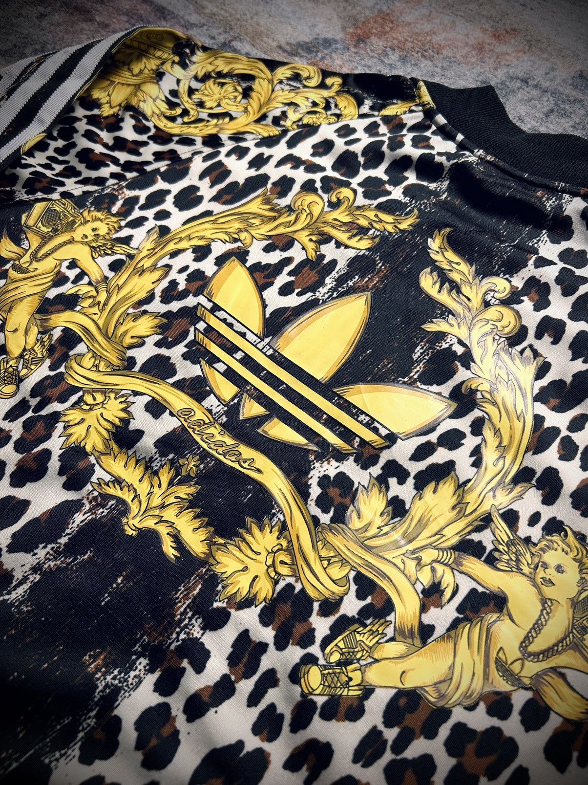 Adidas × Jeremy Scott jeremy scott adidas leopard print track jacket ...