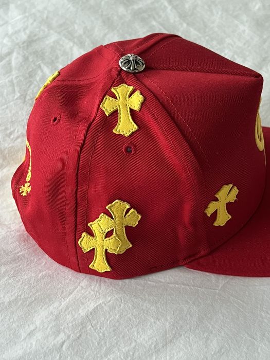 Chrome Hearts Chrome Hearts Red Patch Hat | Grailed