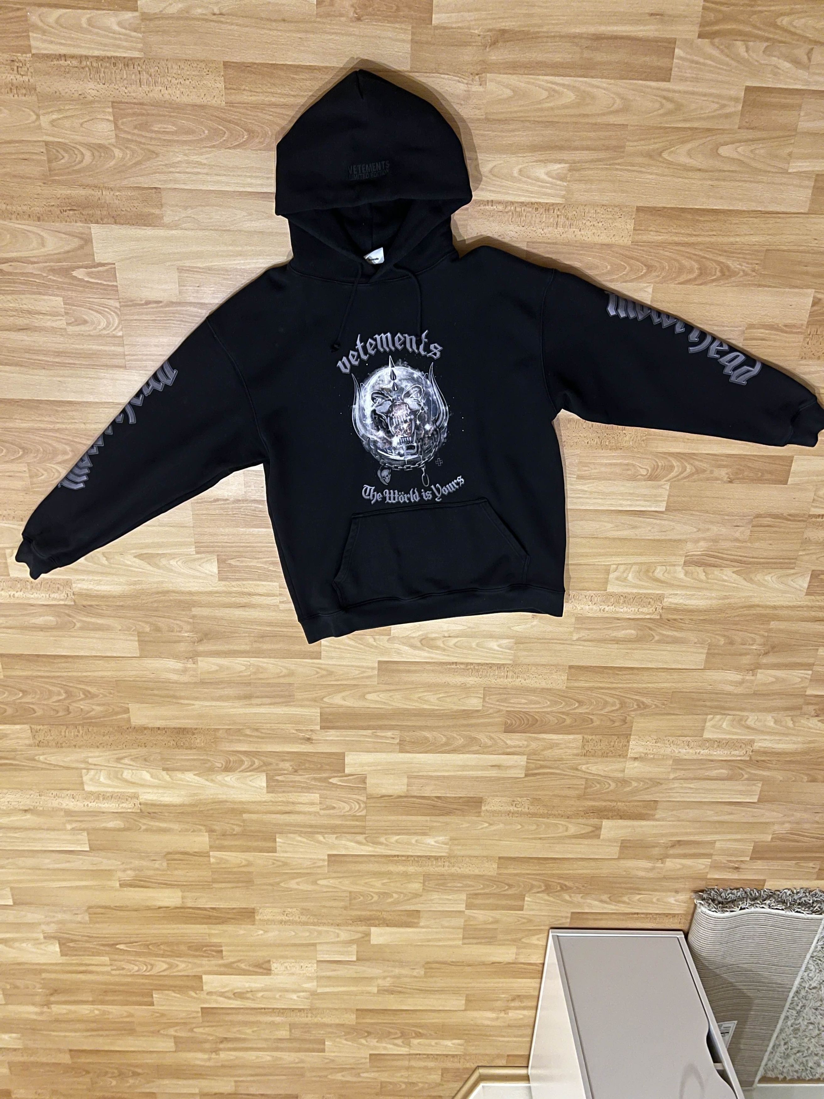 Vetements VETEMENTS x The World Motorhead Oversized Hoodie | Grailed