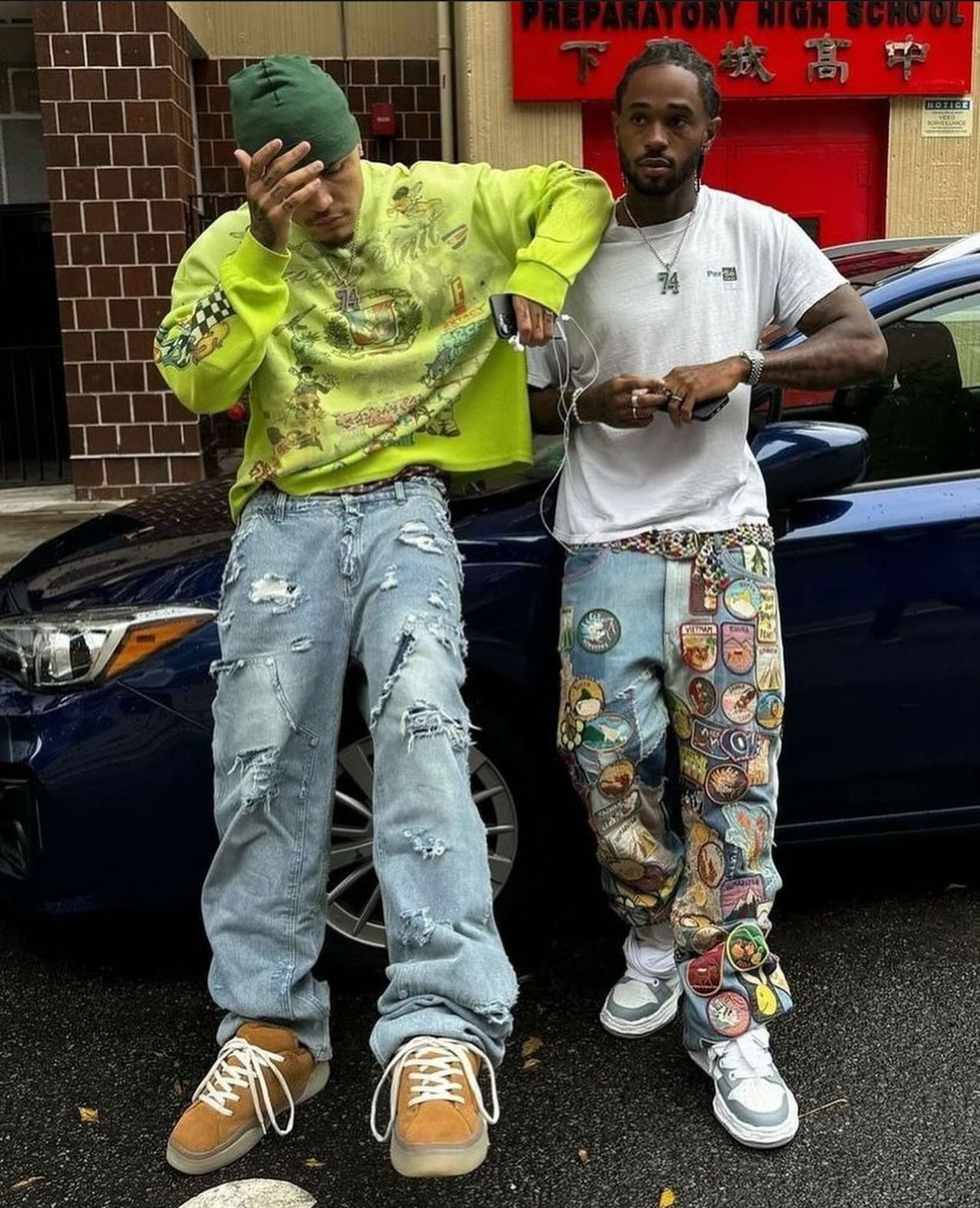 Streetwear × Vintage Greedy Unit All Over Print Thermal | Grailed