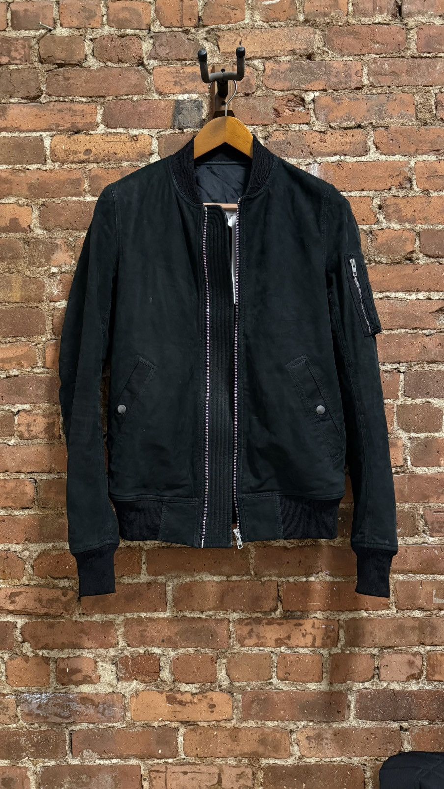 Rick Owens Rick Owens mainline calf leather bomber from FW14 ‘MOODY ...