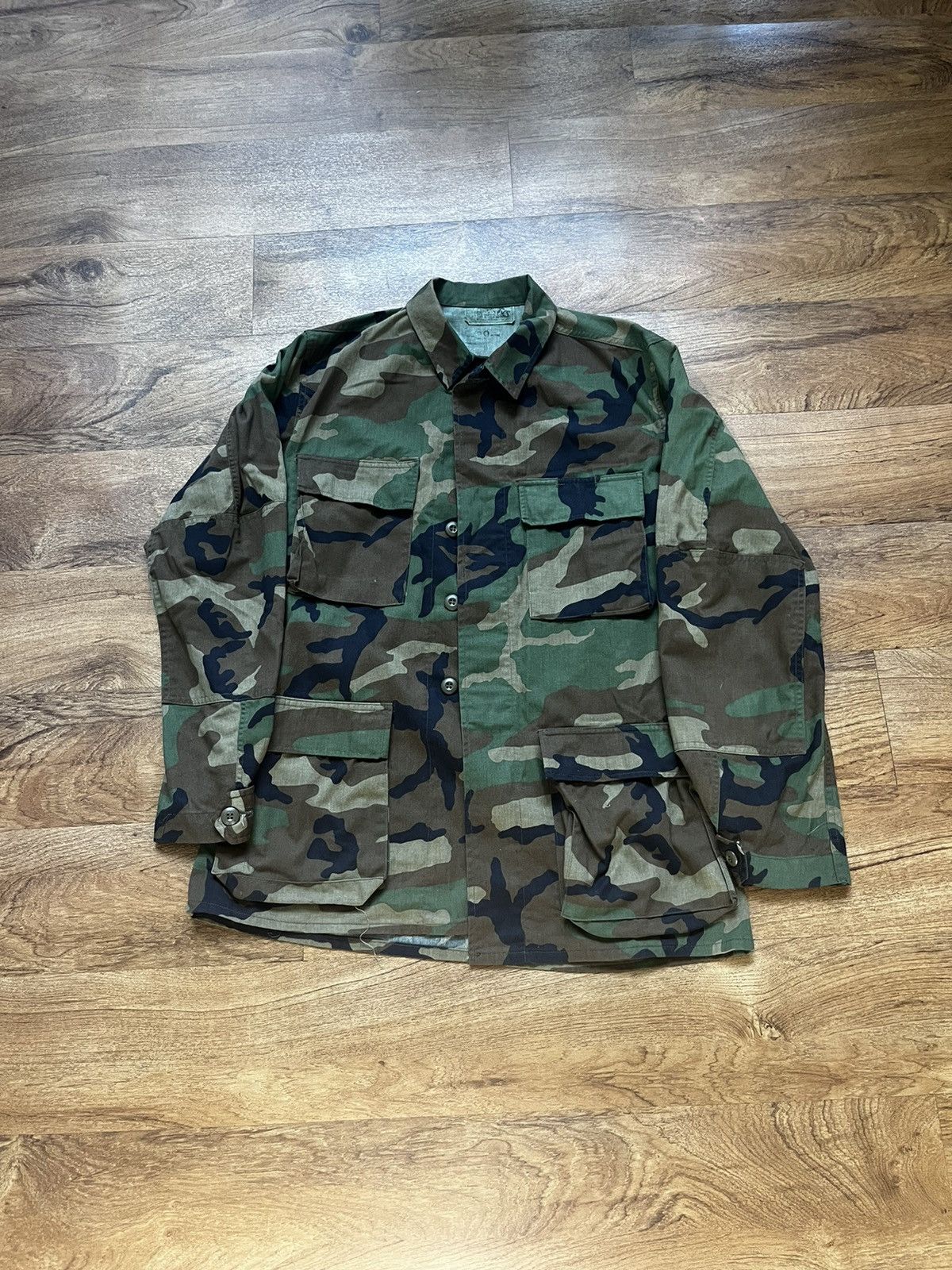 Vintage Camo Button Up Shirt | Grailed