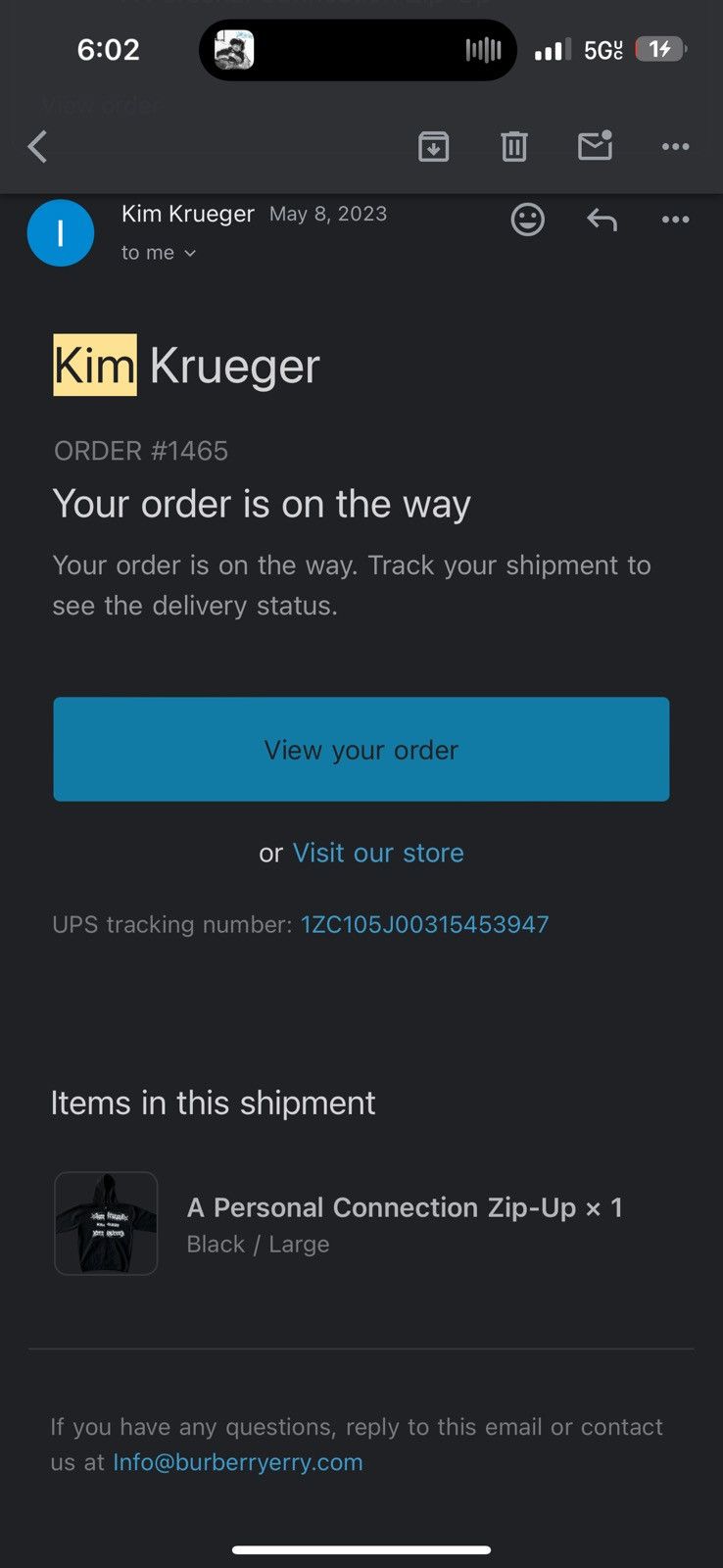 Kim Krueger Kim Krueger A Personal Connection Zip-Up | Grailed