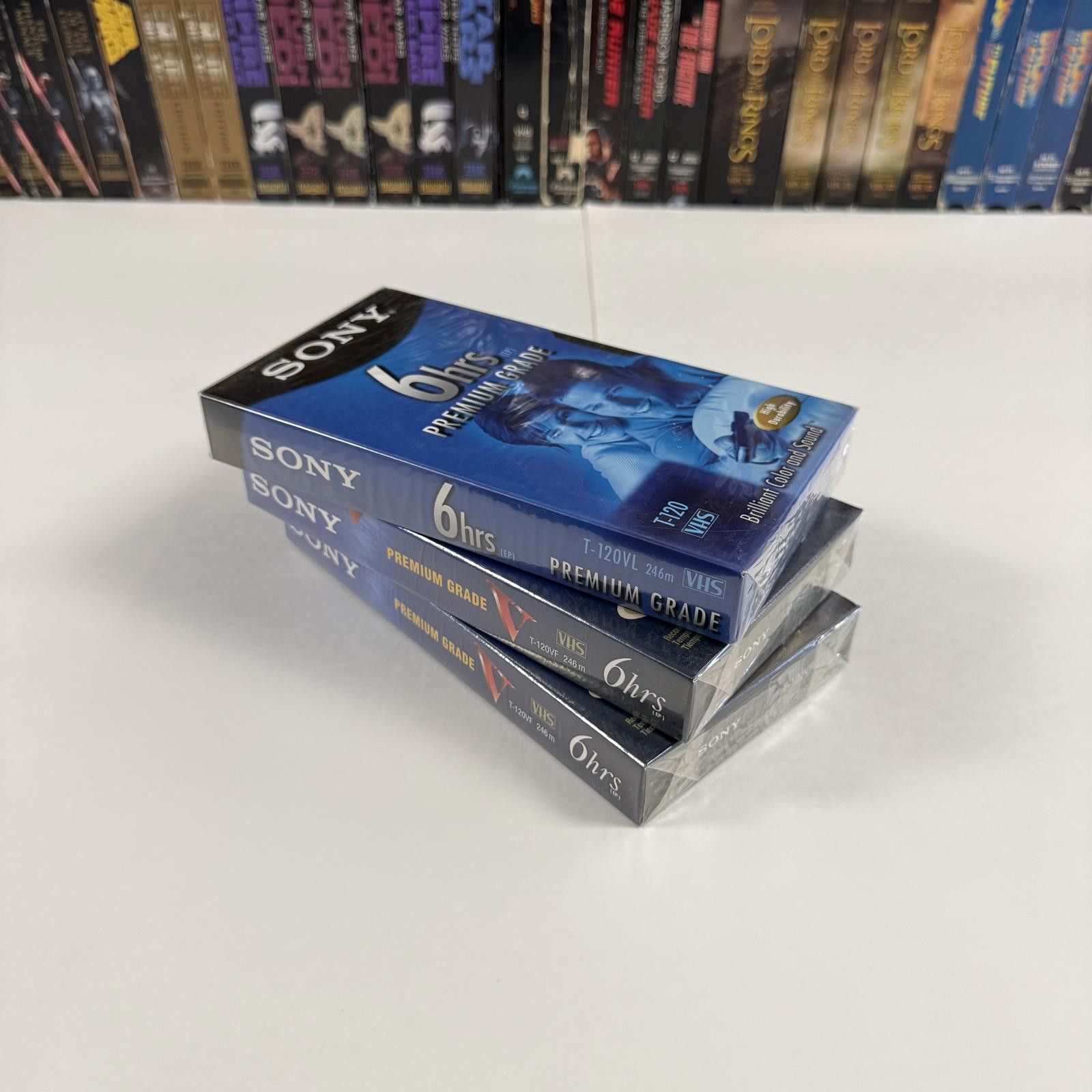 Sony Lot of 3 Deadstock Sony Premium Grade VHS Cassette Tapes | Grailed
