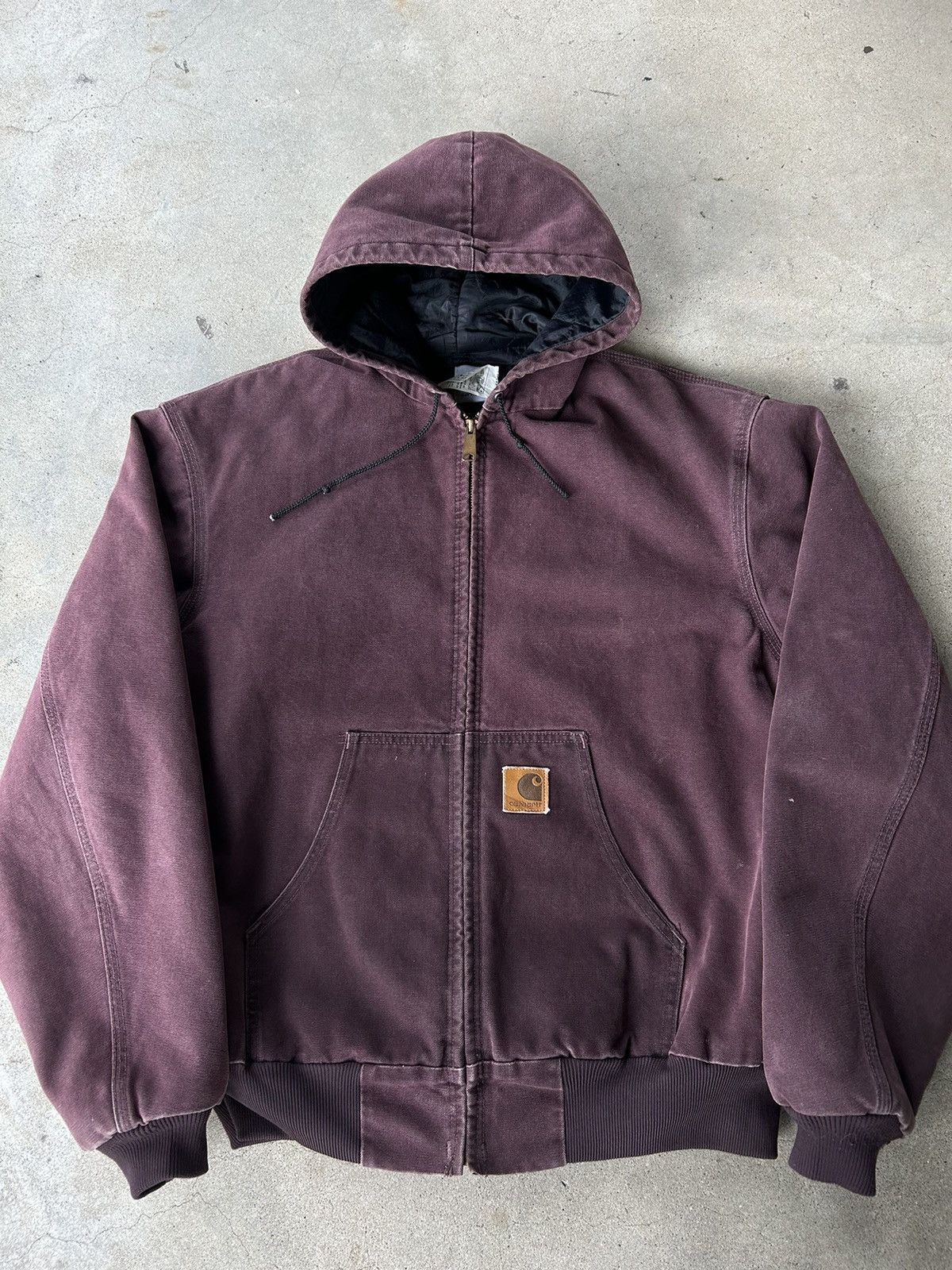 Carhartt × Streetwear × Vintage Vintage 90s Maroon Carhartt Active ...