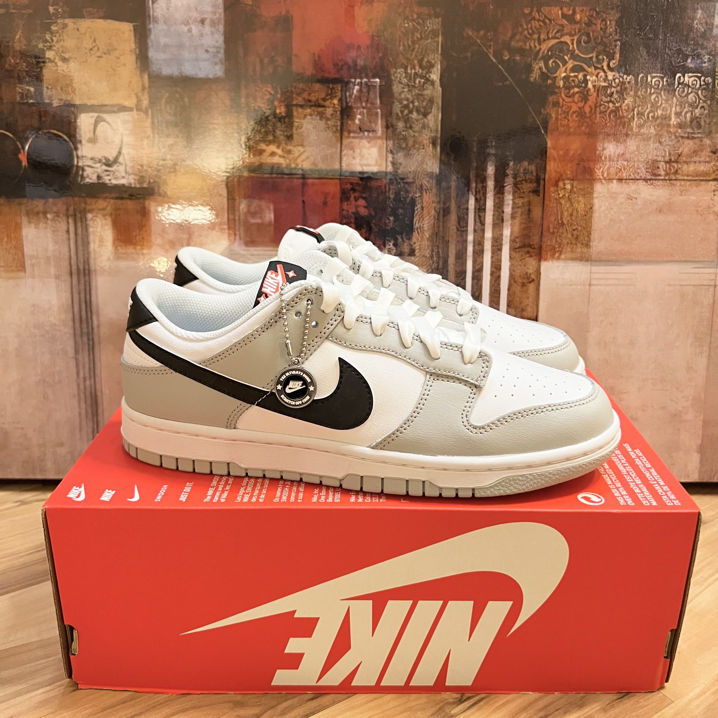 Nike Nike Dunk Low Retro SE Lottery Pack Grey Fog / Black Jackpot | Grailed