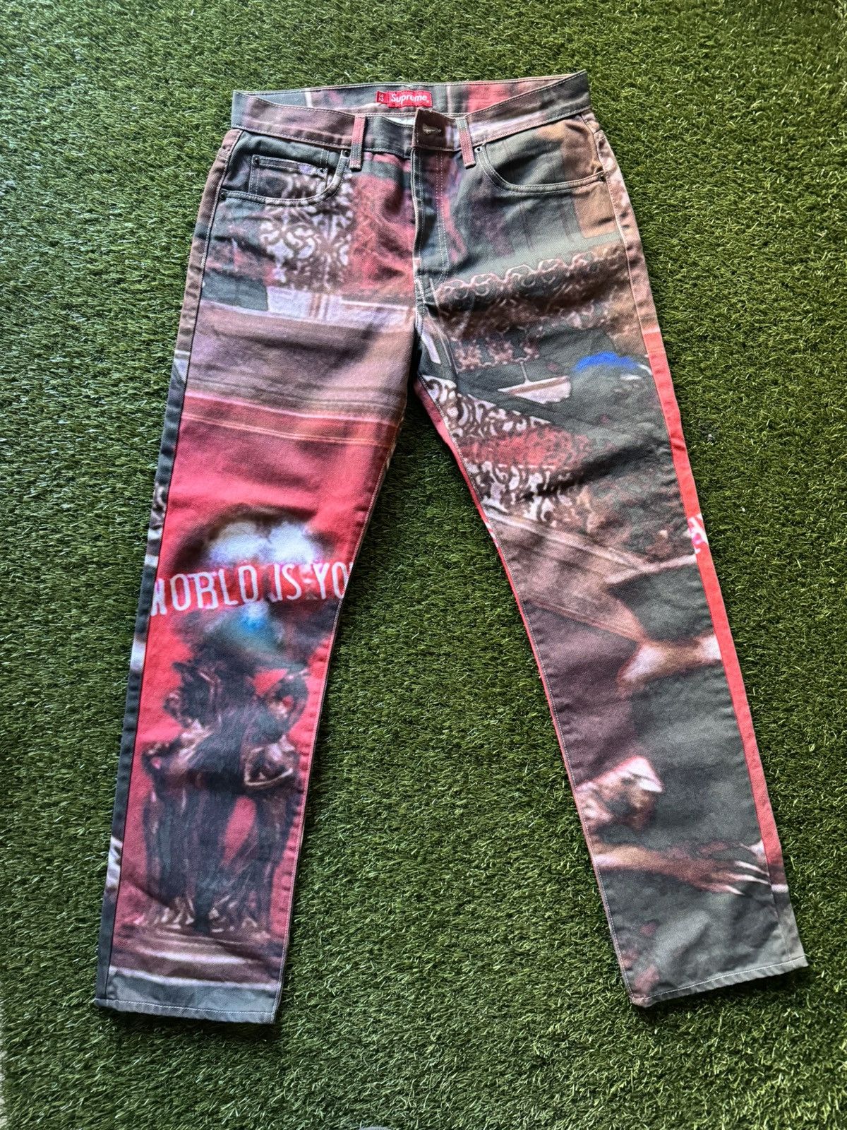 Supreme Supreme Scarface The World Is Yours Pants | Grailed