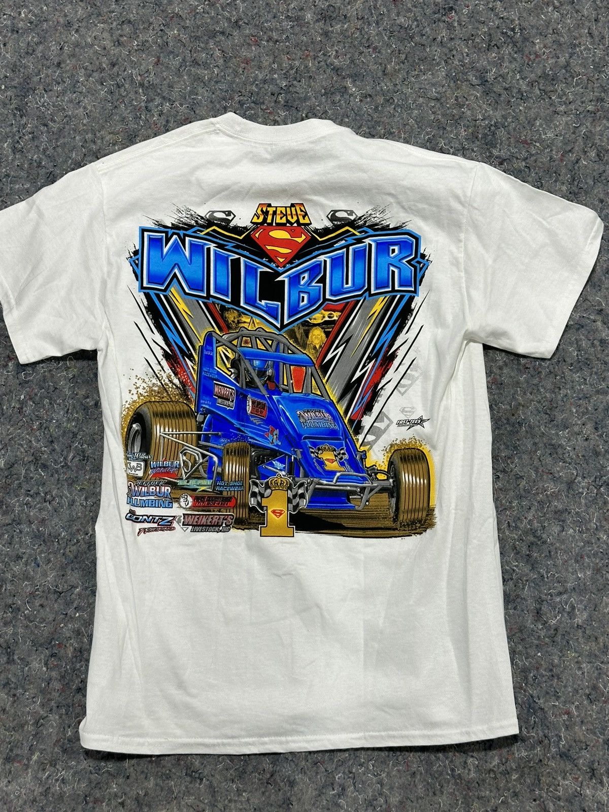 NASCAR × Streetwear × Vintage SPRINT CAR ‘STEVE WILBUR’ T | Grailed