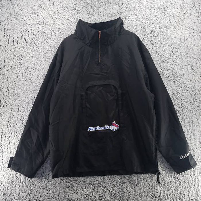 Akademiks Akademiks Men's Jacket Black Half Zip Pullover XXL | Grailed