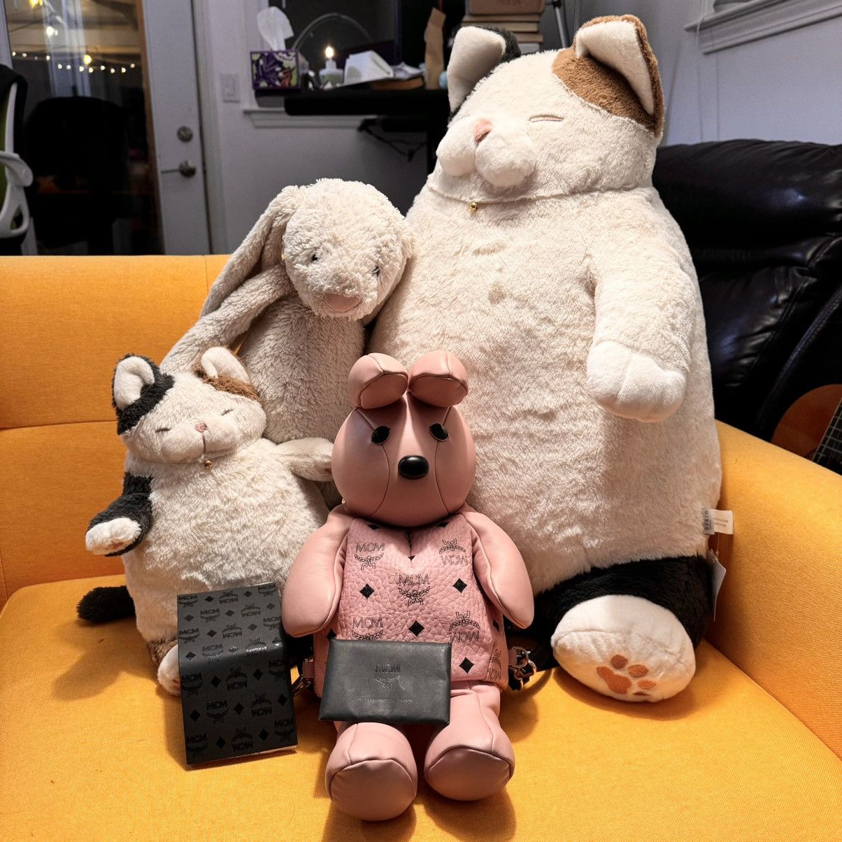 MCM Calfskin Visetos Rabbit Zoo Doll Backpack Soft Pink | Grailed