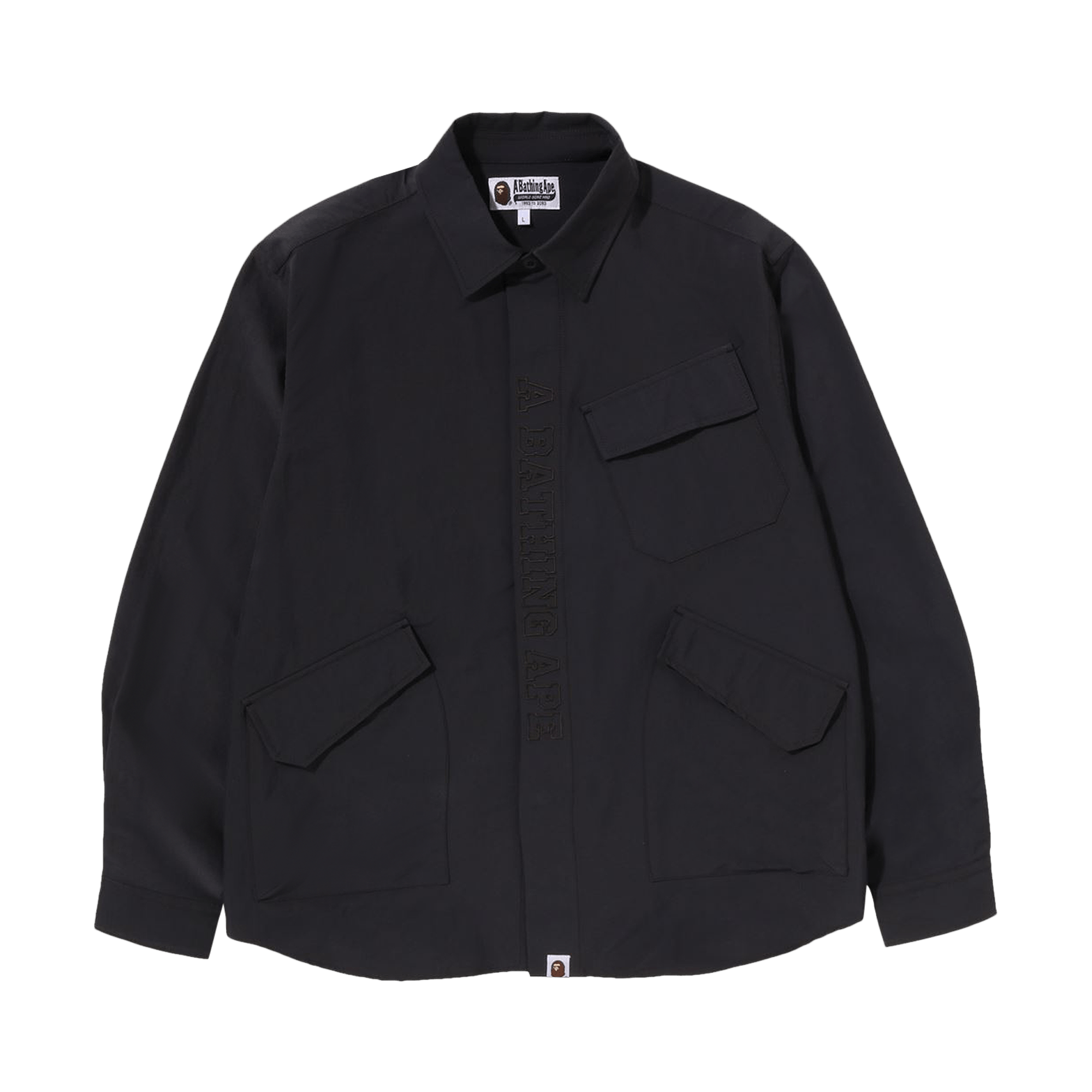 Bape BAPE Relaxed Fit Army Shirt Charcoal | Grailed